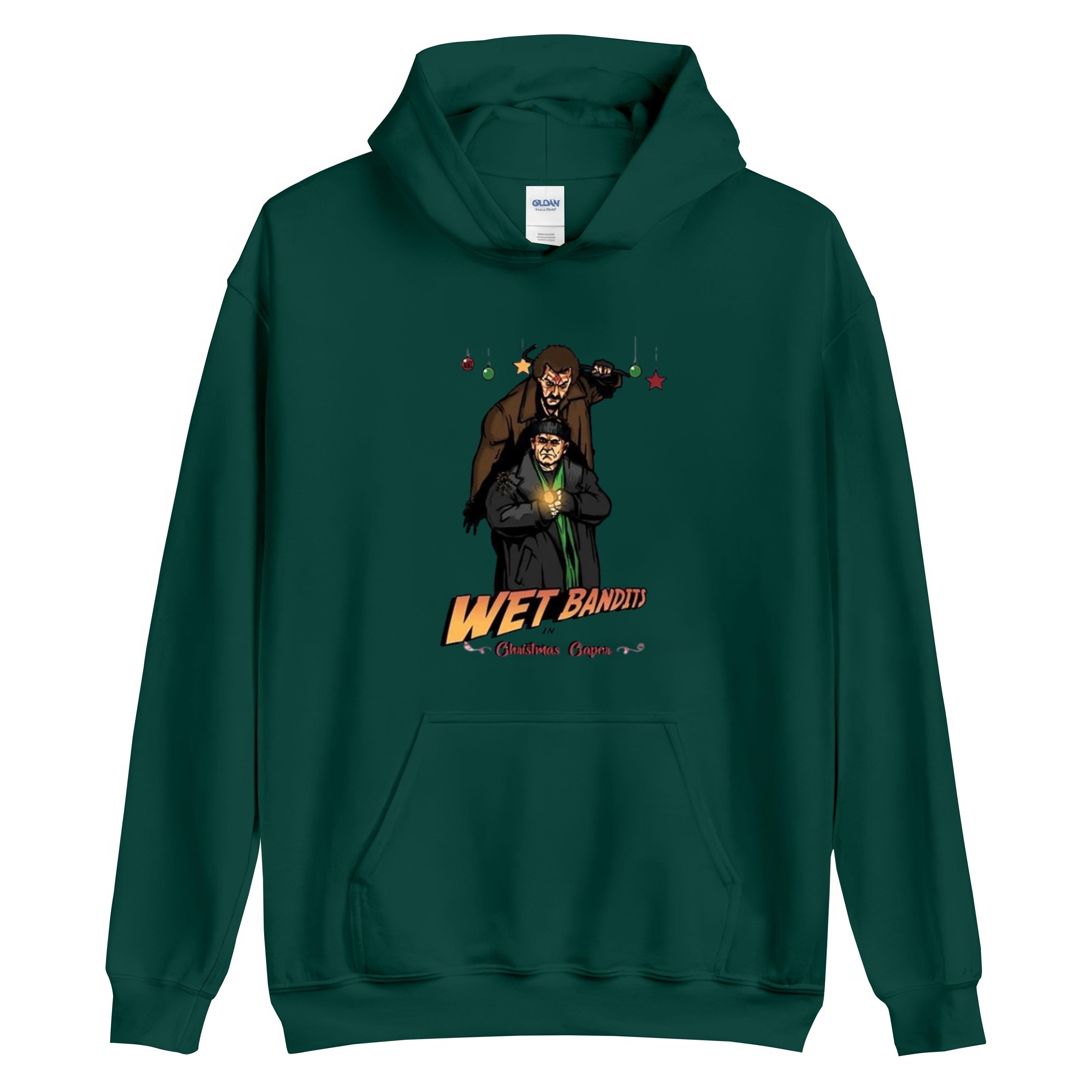 Wet Bandits Christmas Caper Home Alone Hoodie-New - Walmart.com