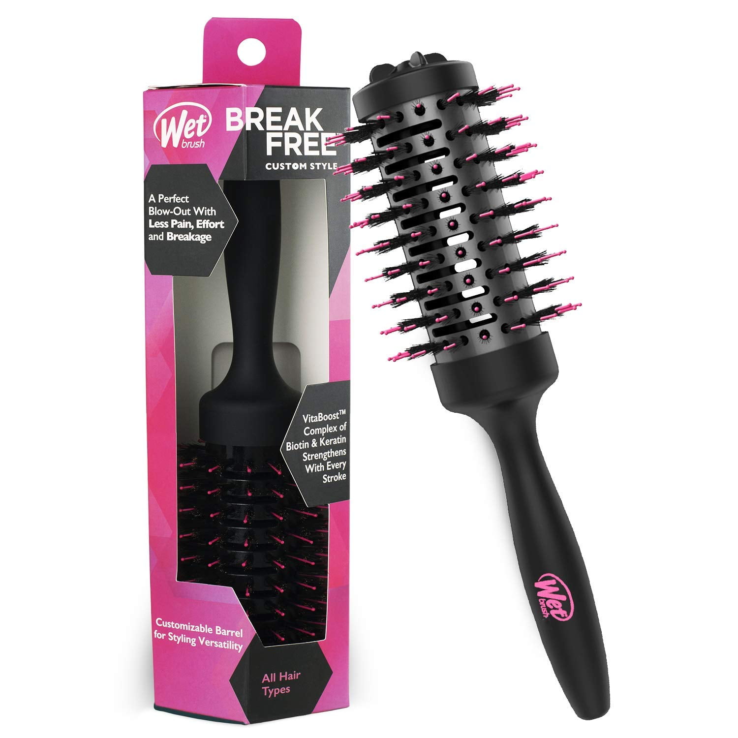 Wet Brush 251521 Fast Dry Round Brush - No. Customizable - Walmart.com