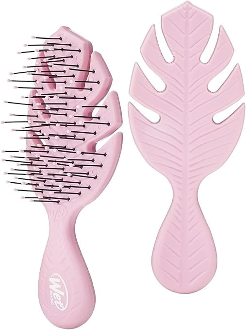Wet Brush Go Green Mini Detangler, Pink - Detangling Travel Hair Brush ...