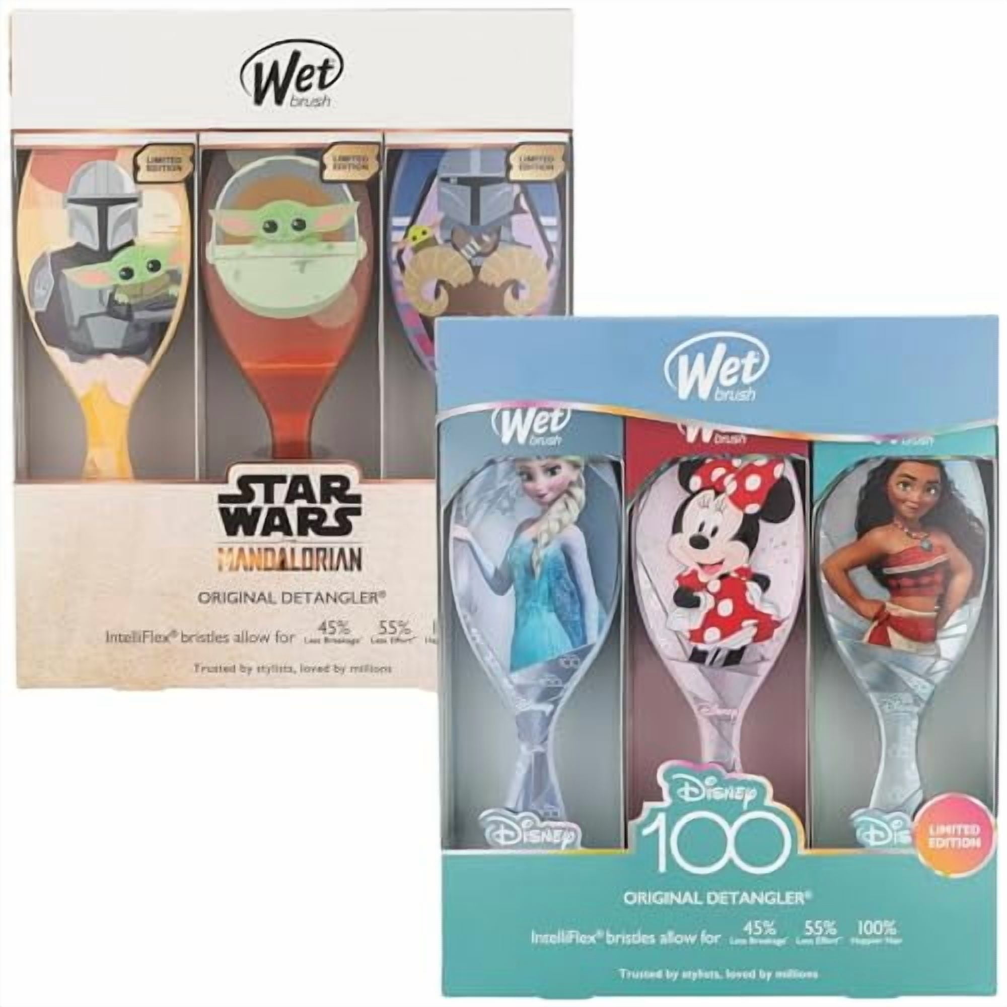 Wet Brush Limited Edition Disney original detangler, 3 Pack - Walmart.com