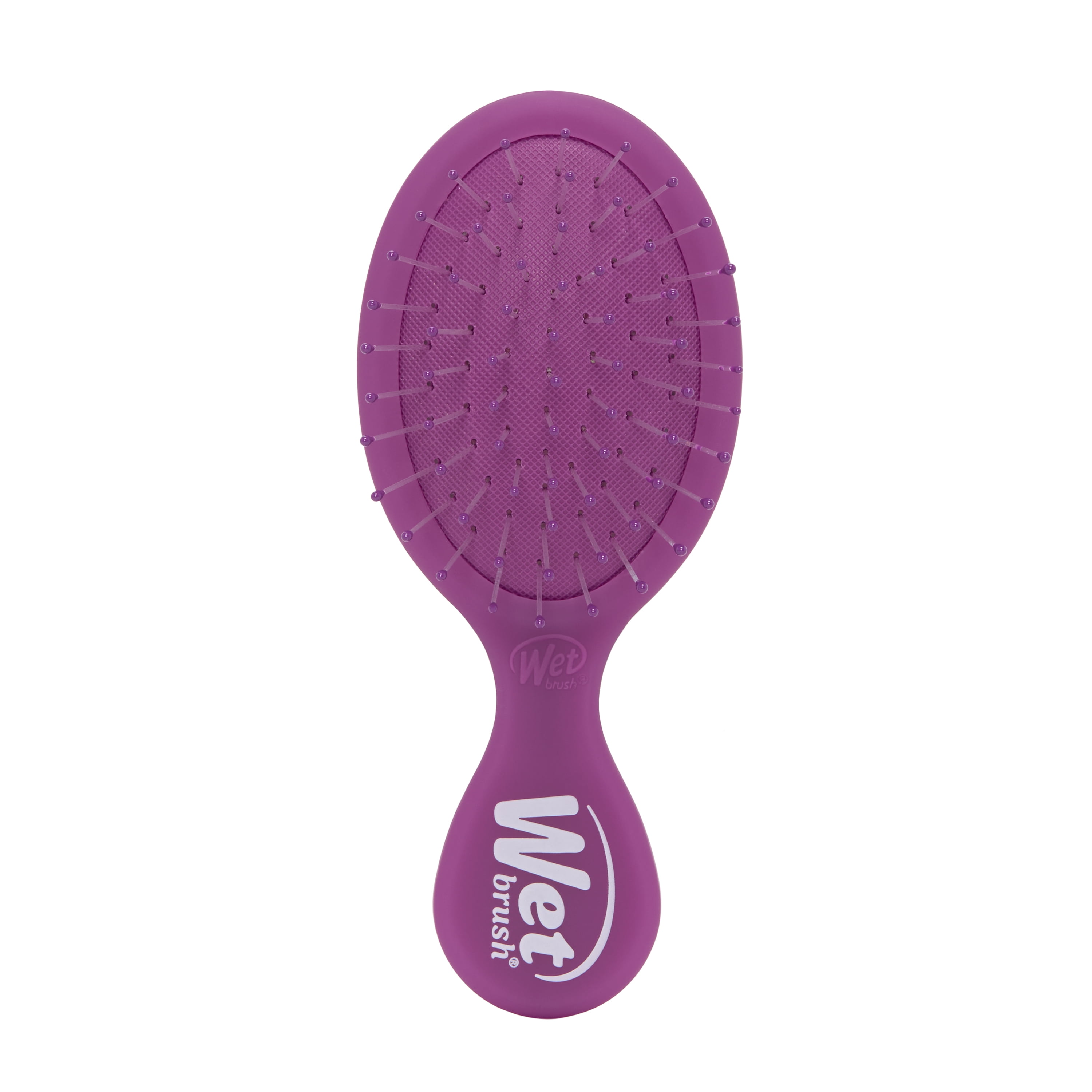 Wet Brush Mini Detangler Frost Purple Compact Tangle Brush with ...