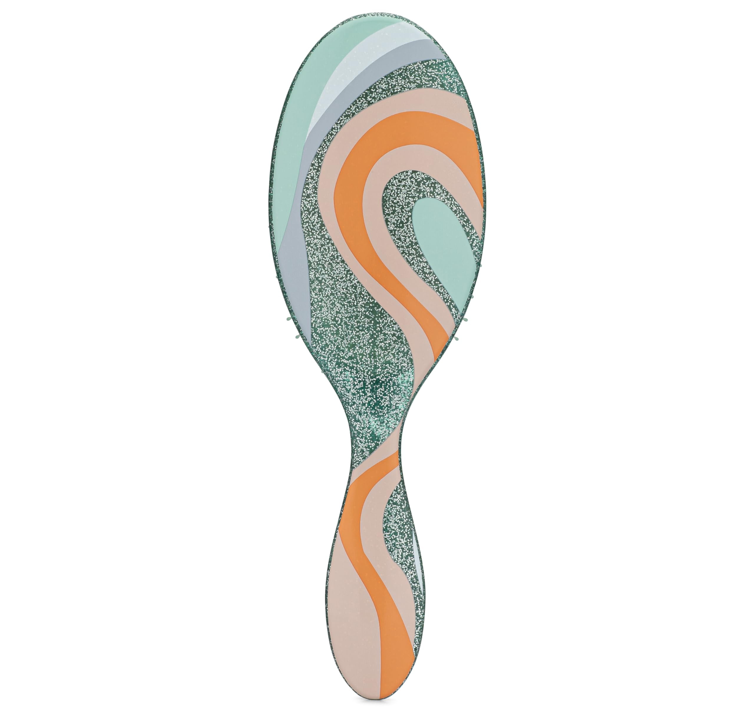 Wet Brush Original Detangler Hair Brush, Green (Glitter Vortex) - Ultra ...
