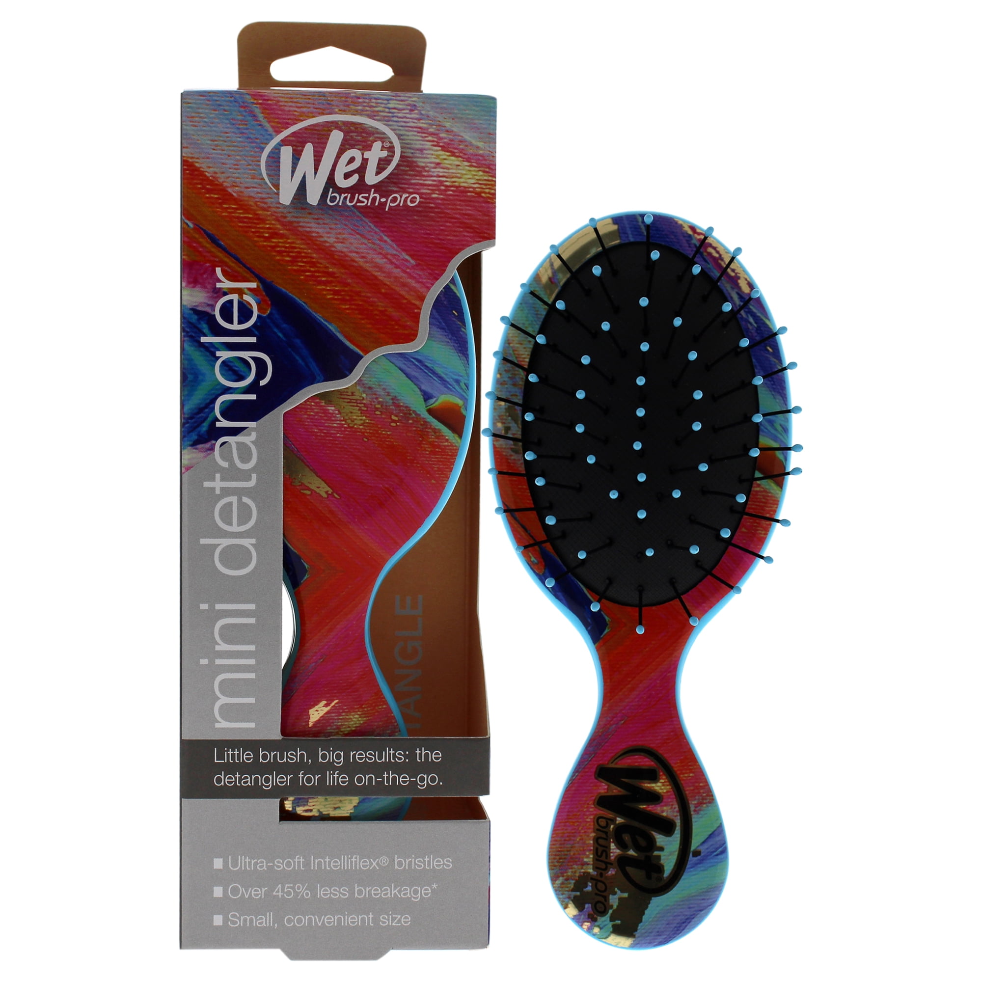 Wet Brush Pro Mini Detangler Bright Future Brush - Teal Floral, 1 Pc ...
