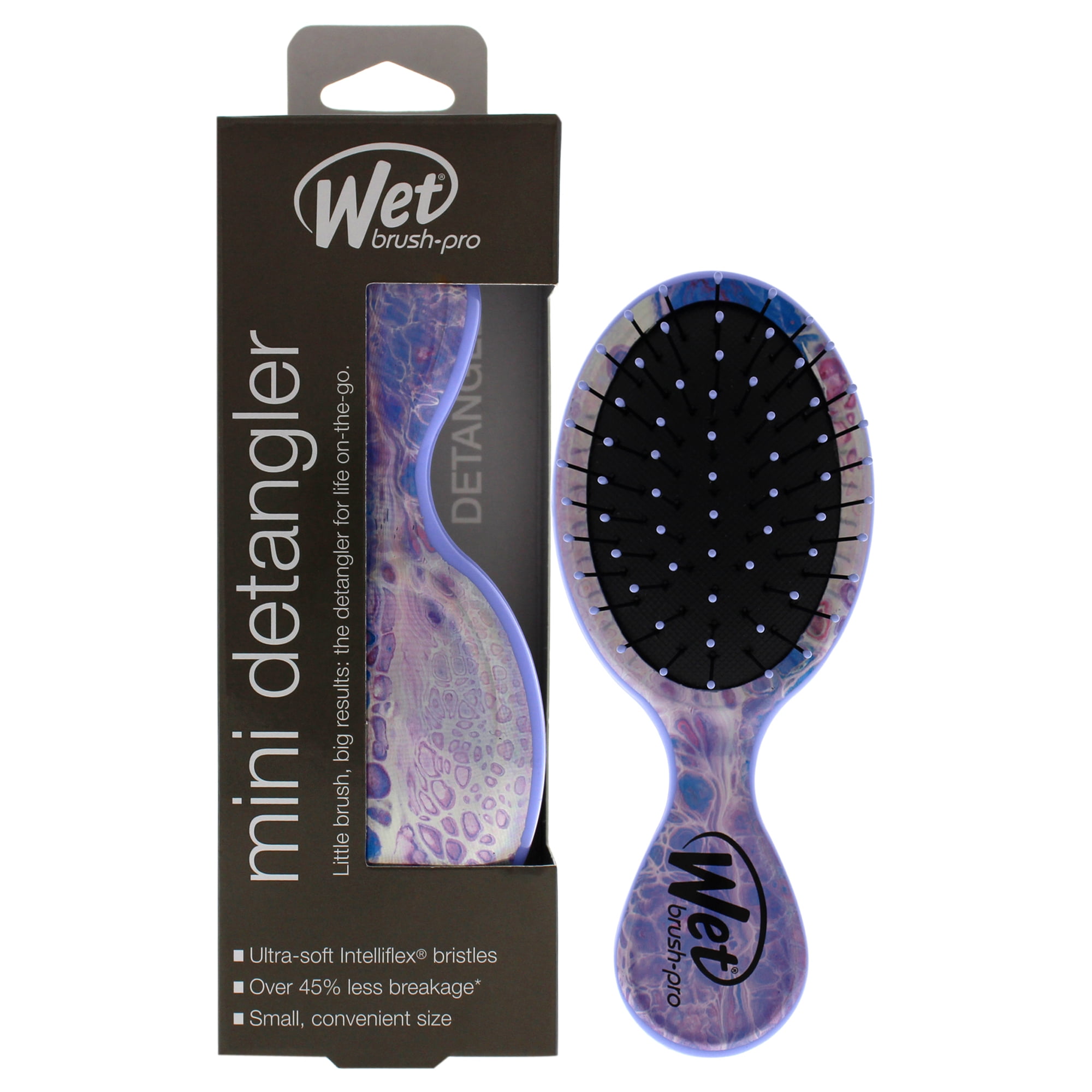 Wet Brush Pro Mini Detangler Fantastic Voyage Brush - Liquid Clouds, 1 ...