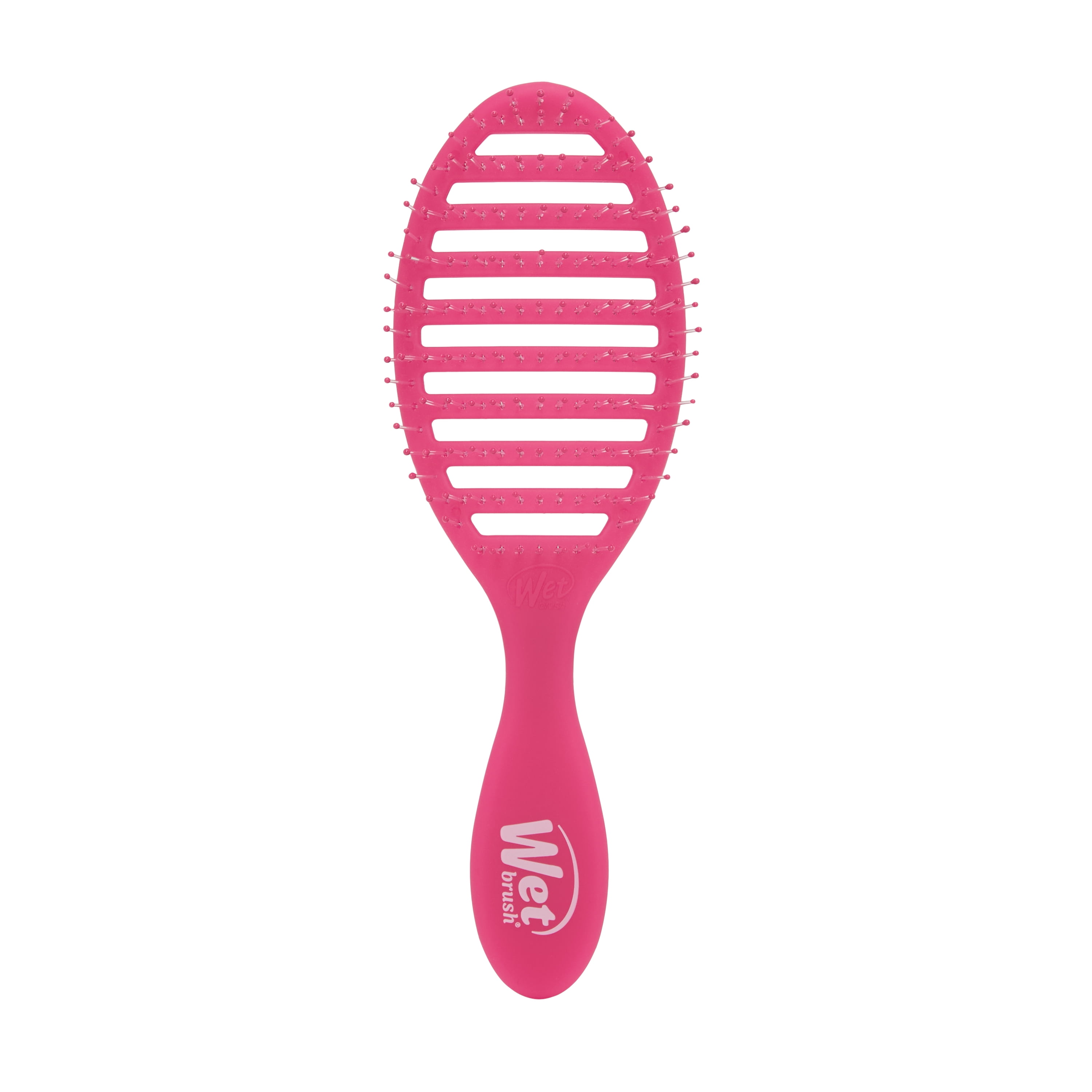 Wet Brush Speed Dry Frost Pink Vented Hair Brush with HeatFlex Bristles ...