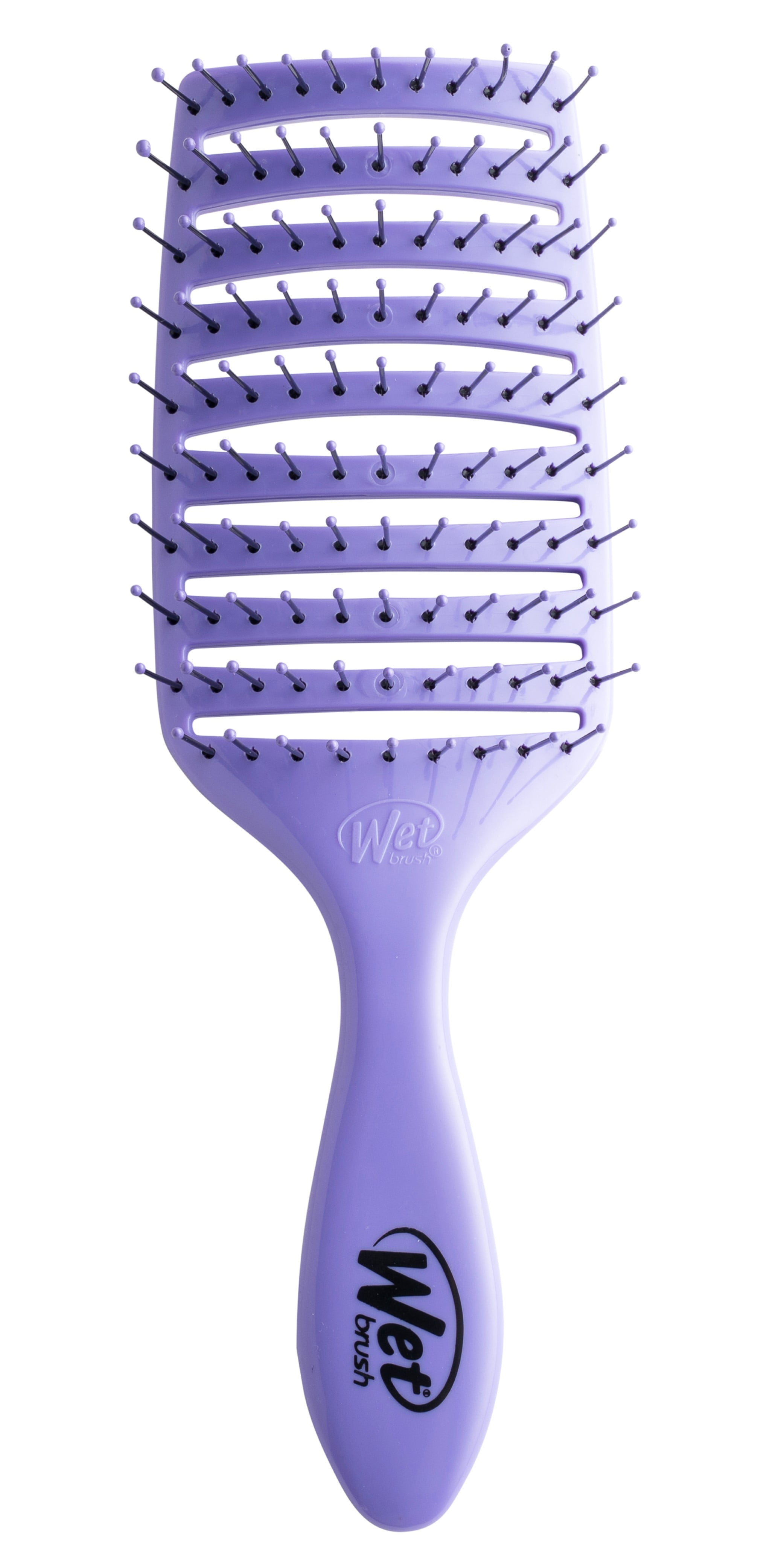 Wet Brush, Speed Dry Brush, N/A, Purple, Curved for Faster Drying ...