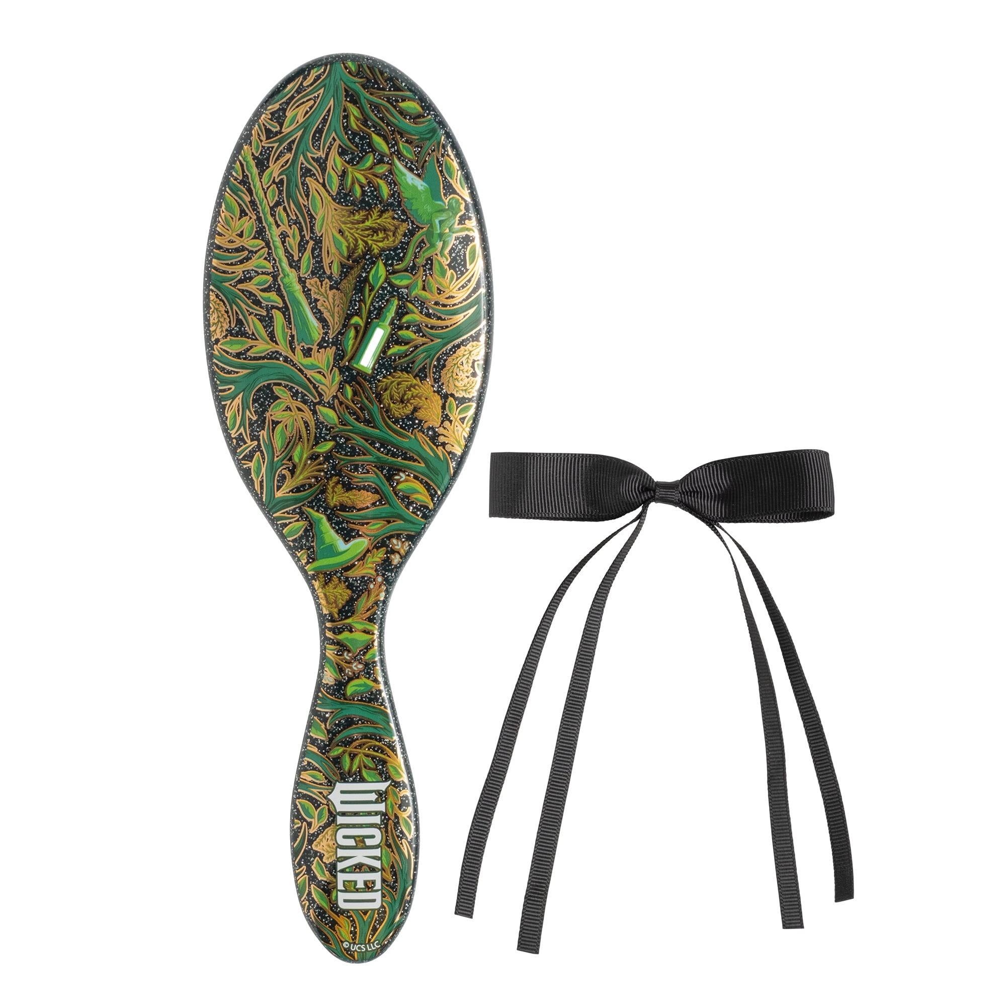 Wet Brush Wickedly Brave Original Detangler Hair Brush & Satin Bow Set ...