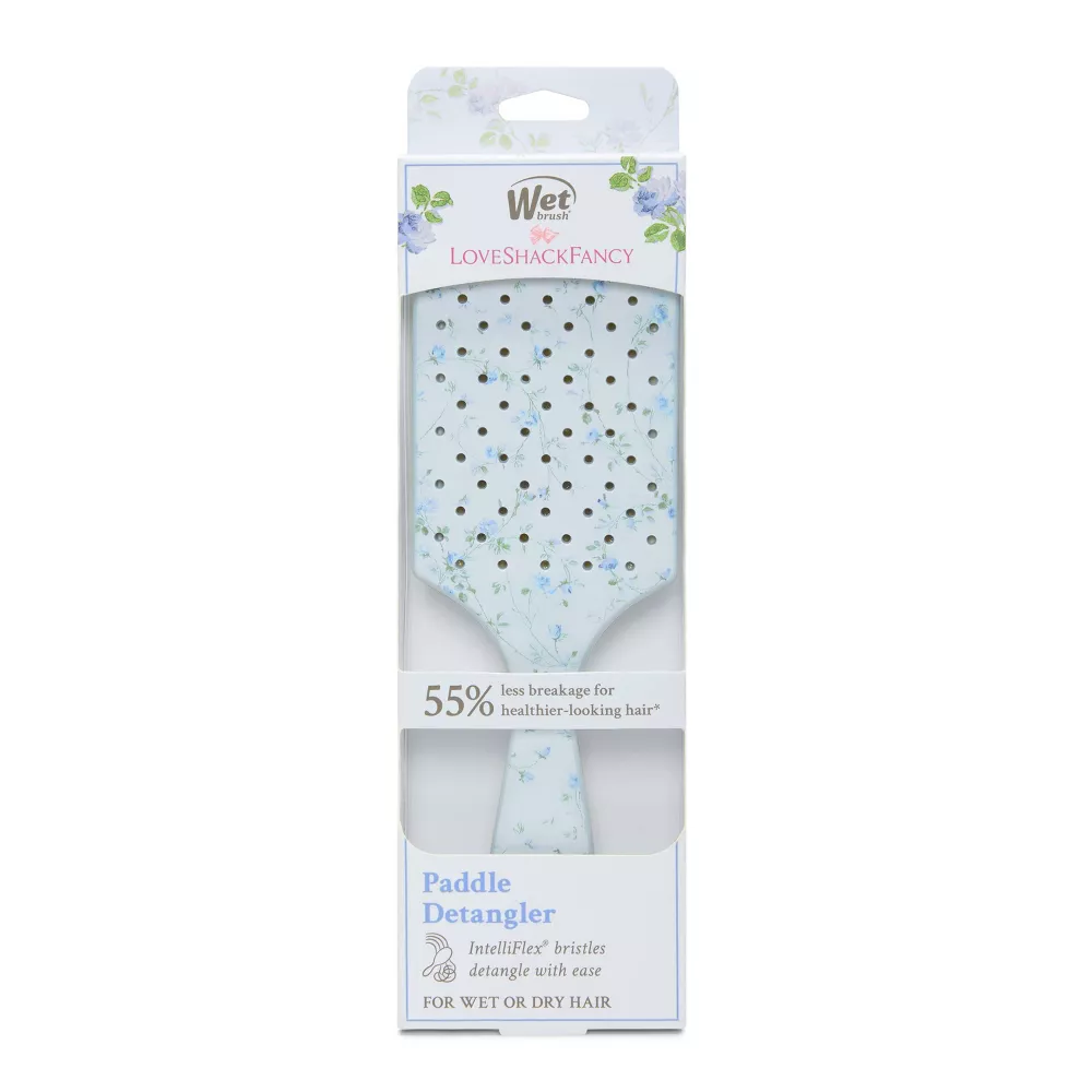 Wet Brush x LoveShackFancy Paddle Detangler Hair Brush - English Ivy ...