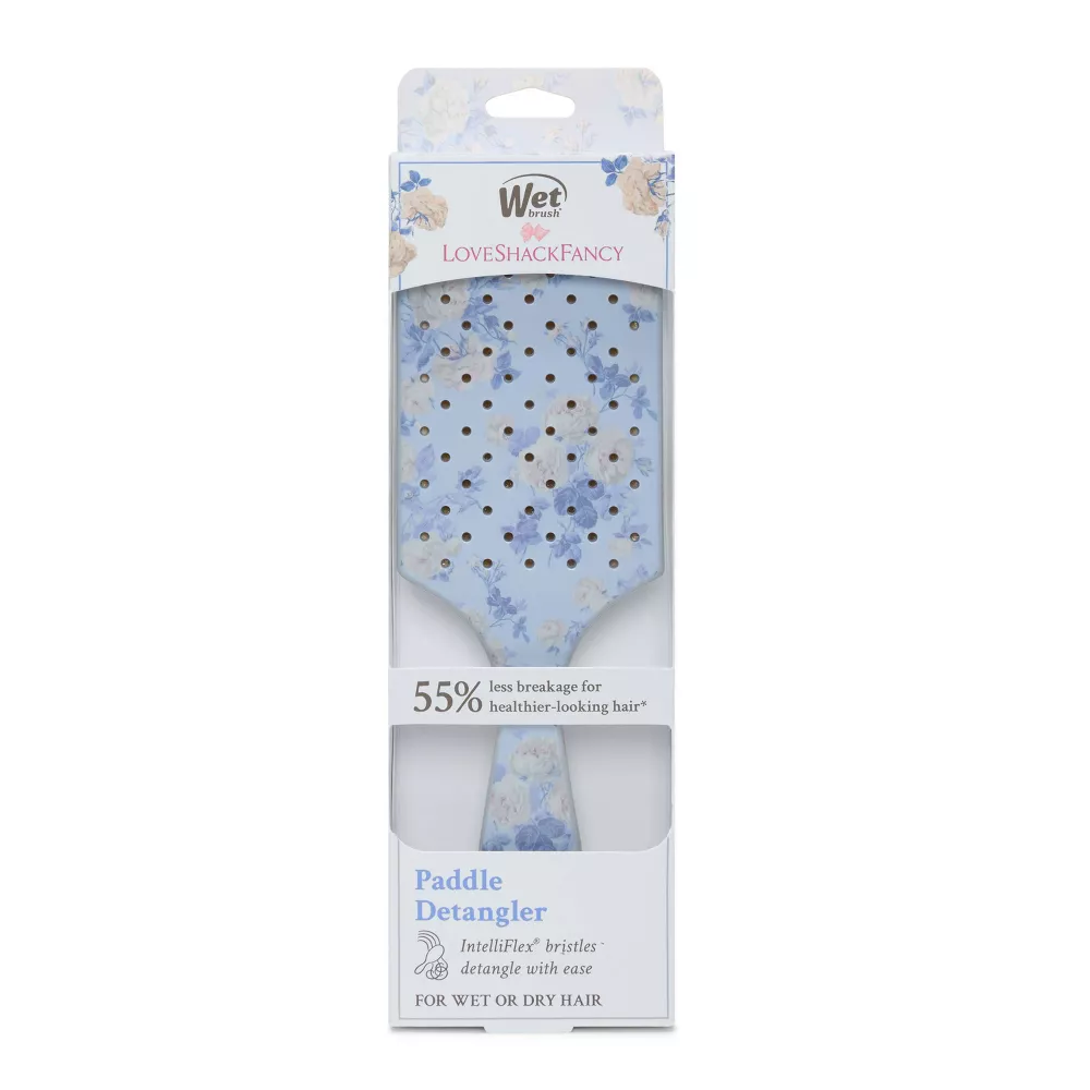 Wet Brush x LoveShackFancy Paddle Detangler Hair Brush - English Ivy ...