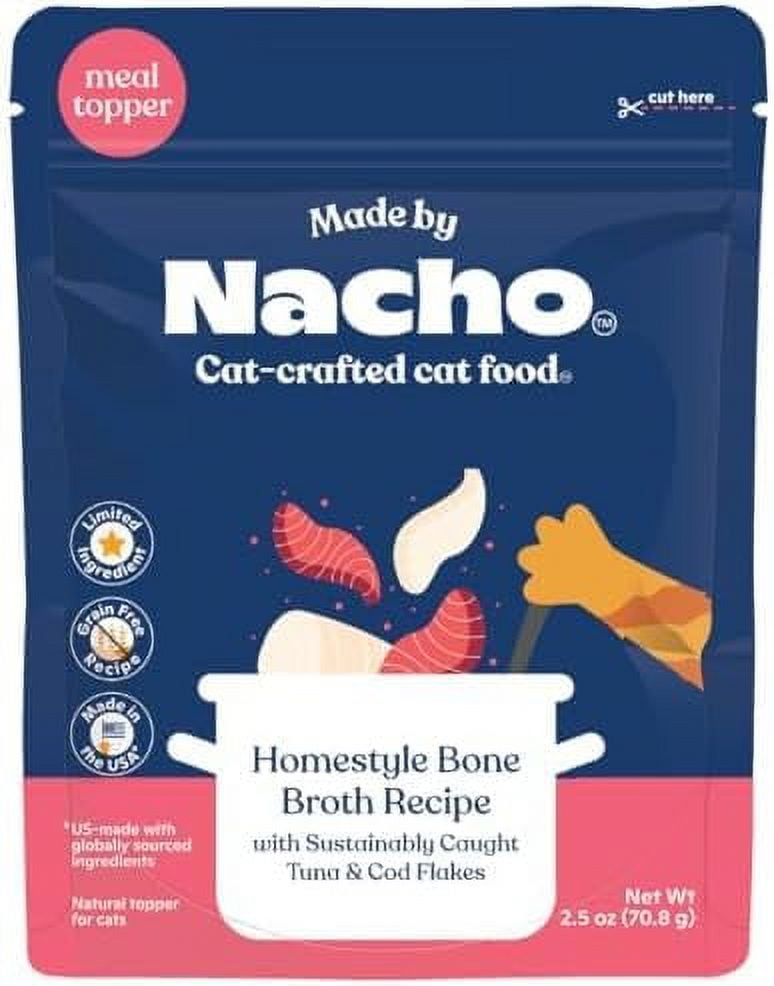 Wet Cat Food Homestyle Bone Broth With Sustainably Caught Tuna And Cod ...