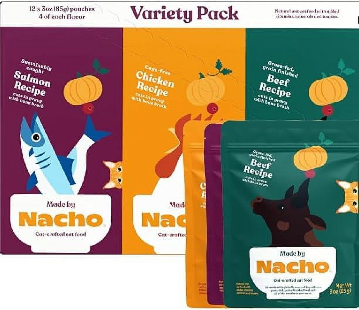 Wet Cat Food Variety 12 Pack (3Oz Each), Cage-Free Chicken, Sustainably ...