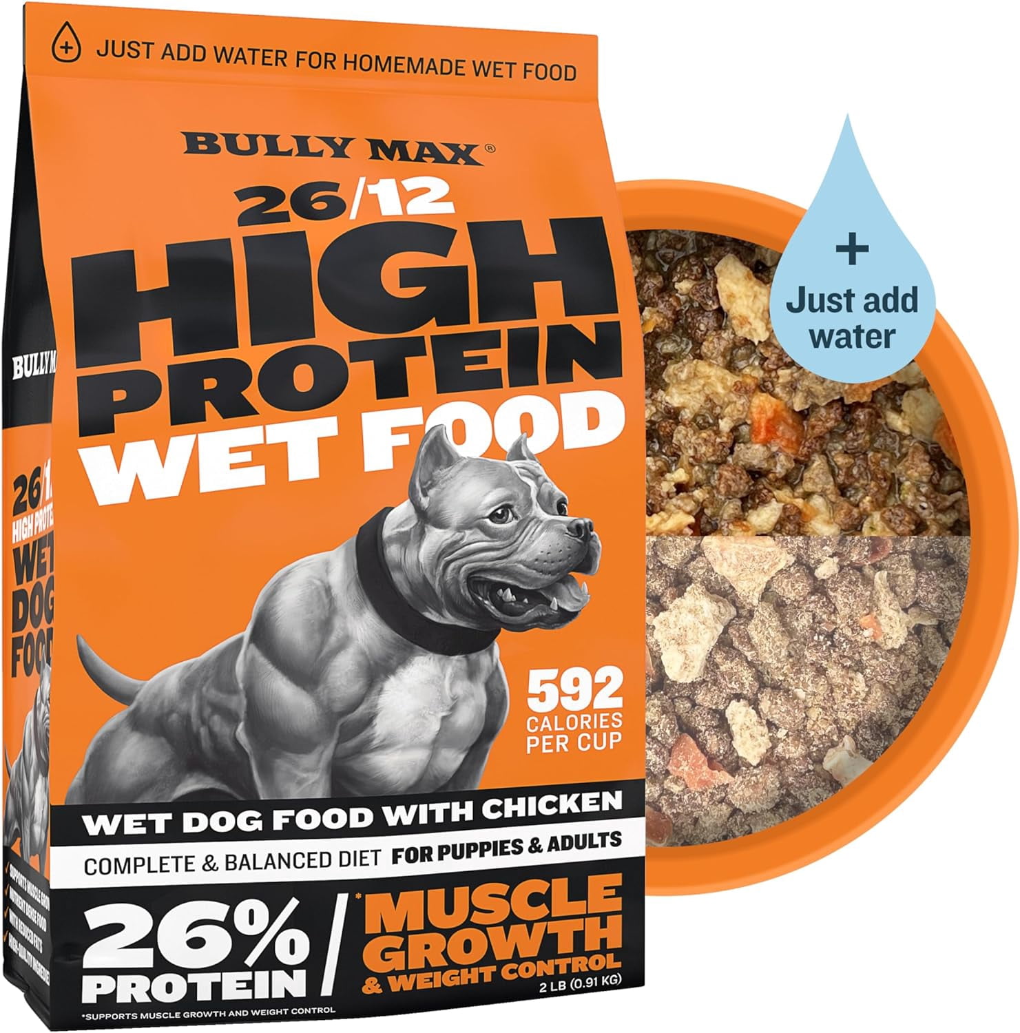Wet Dog Food - Instant Fresh Dehydrated High Protein Puppy & Adult Dog ...