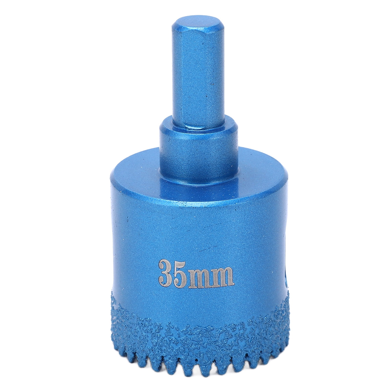 Wet/Dry Diamond Drill Bit for Glass, Marble, Ceramic 35mm Brazed Hole ...