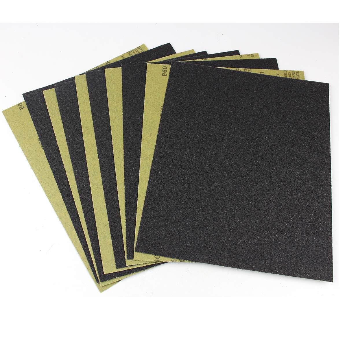 Wet Dry Sandpaper Assorted Grit 400/600/800/1000/1200/1500, Silicon ...