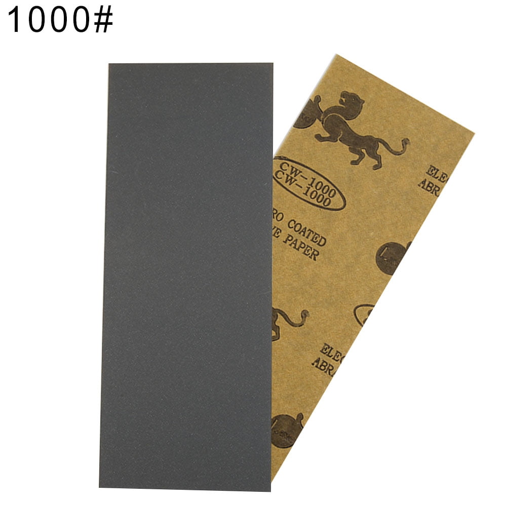 Wet Dry Sandpaper Sheets 400/600/800/1000/1200/1500/2000/2500# Polish ...
