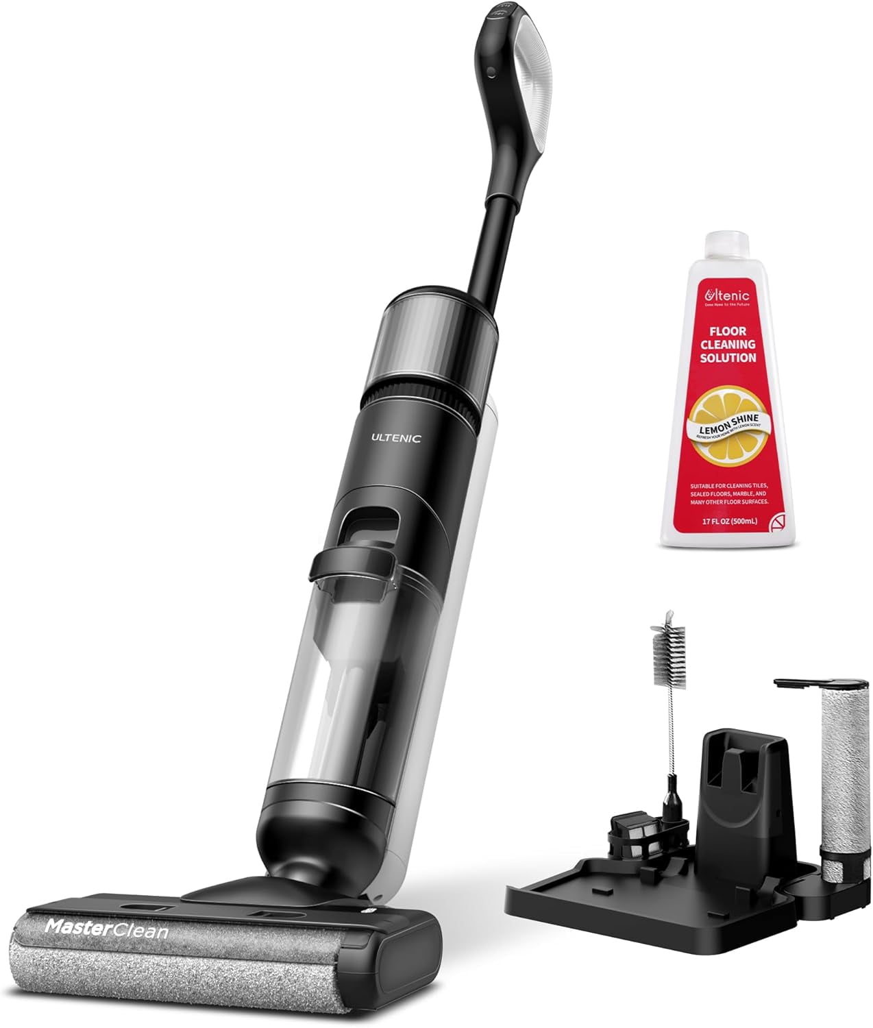 Wet Dry Vacuum Cleaner, Cordless Mop Combo with Self-Cleaning, 50min ...