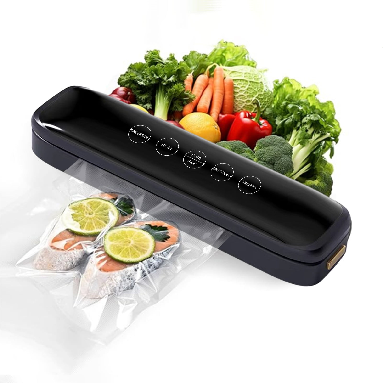 Wet And Dry Vacuum Sealer Food Protector Machine Automatic Food For Food Preservation Sealing ...
