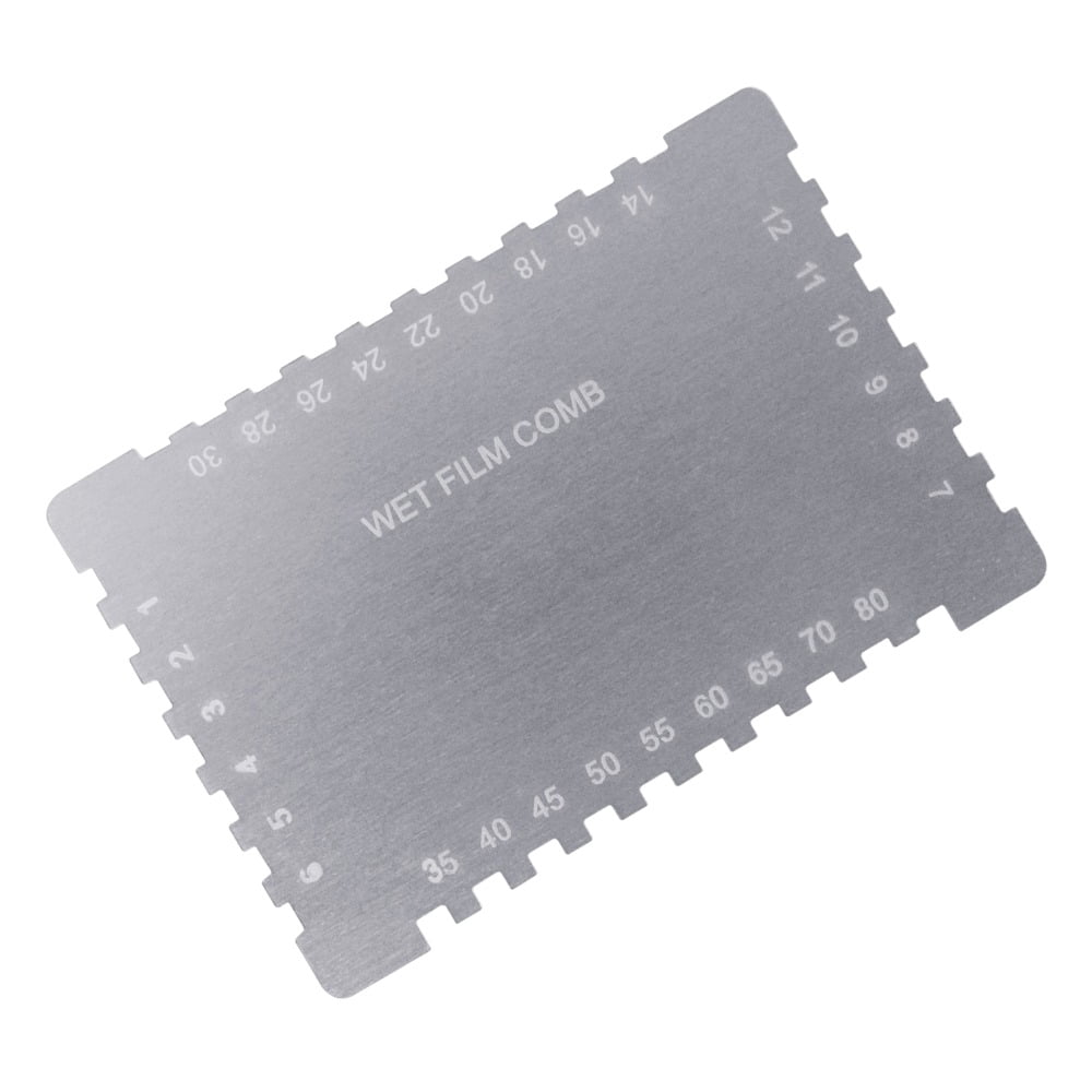 Wet Film Combs 25~2032um Microns Micrometer / 1~80 Mil Dual Scale ...