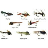 Wet Fly Assortment - 16 Popular Nymphs - 8 Patterns in Sizes 12-18 ...