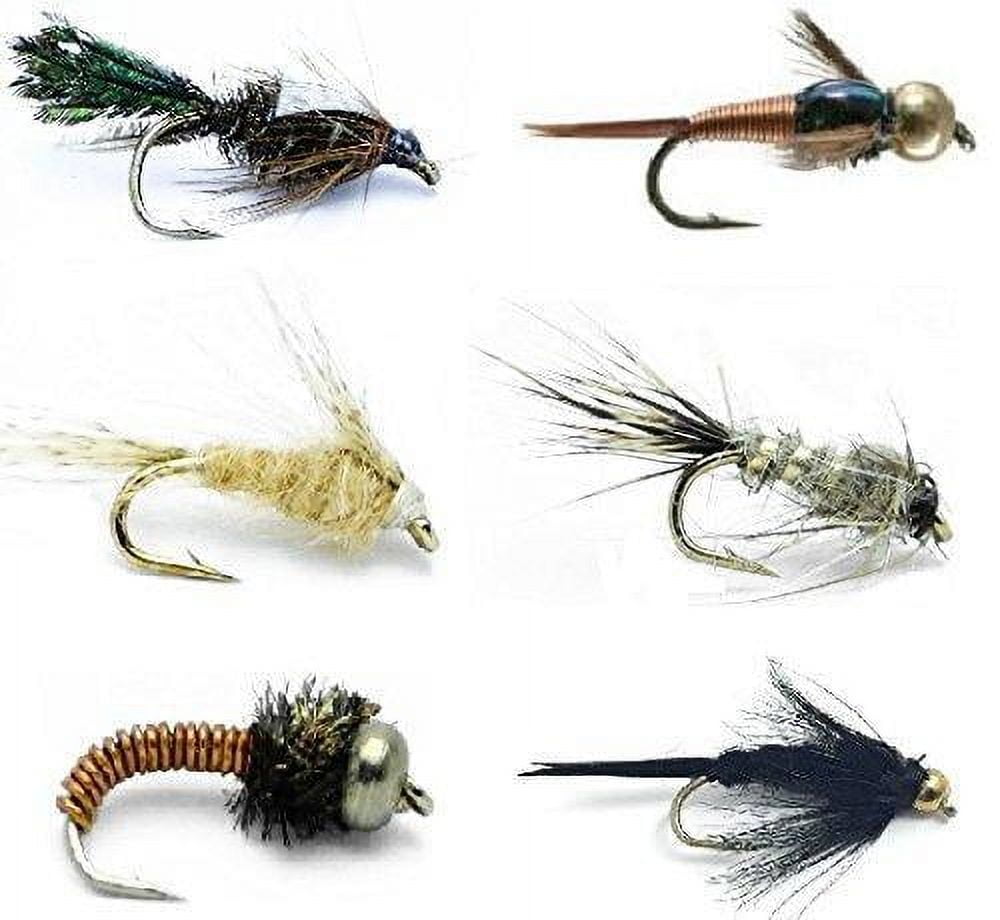 Wet Fly Assortment - 6 Famous Nymph Pattern Variety -18 Total Flies ...