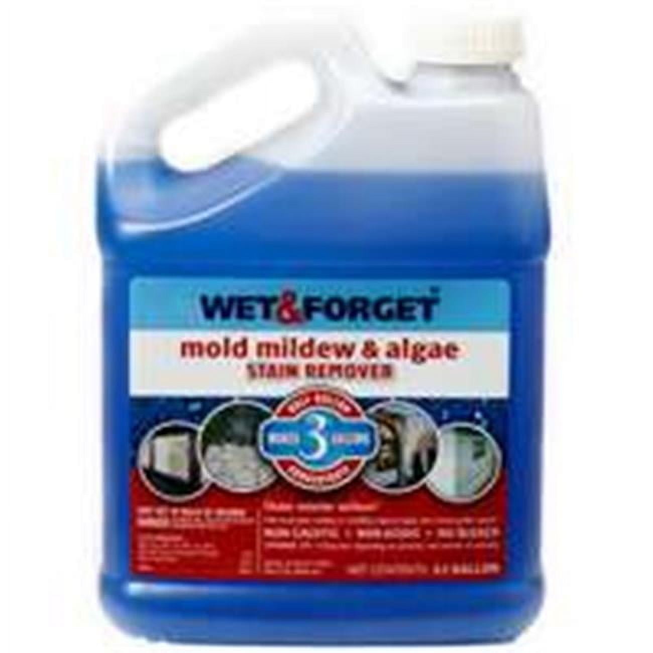 Wet & Forget 800033CA Liquid Mold, Moss, Algae, Mildew Remover, Jug, 64 ...