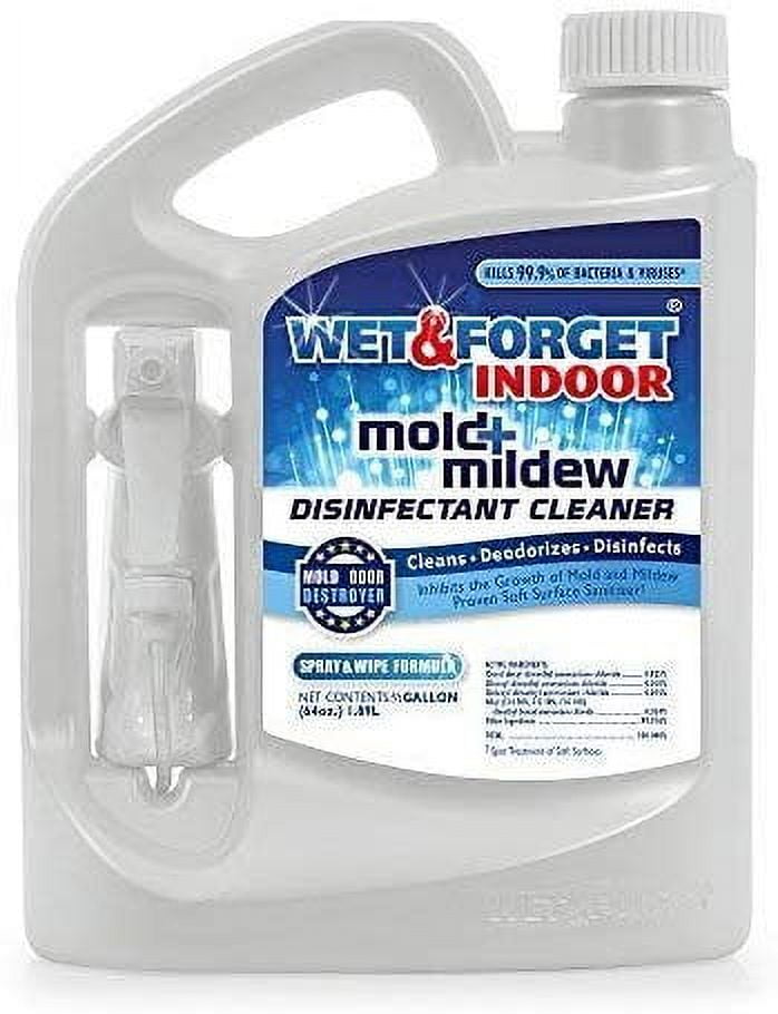 Wet & Forget Indoor Mold, Mildew Disinfectant & Multi-Purpose Cleaner ...