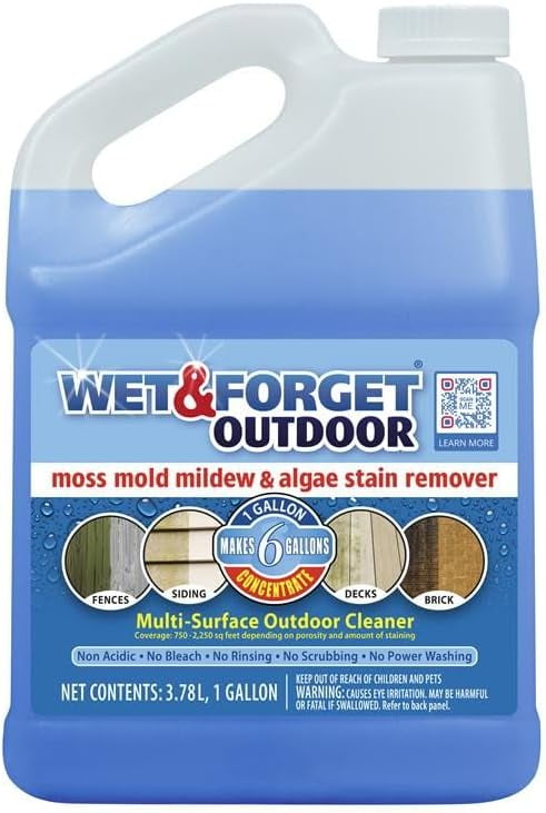 Wet & Forget Moss, Mold, Mildew, & Algae Stain Remover Multi-Surface ...