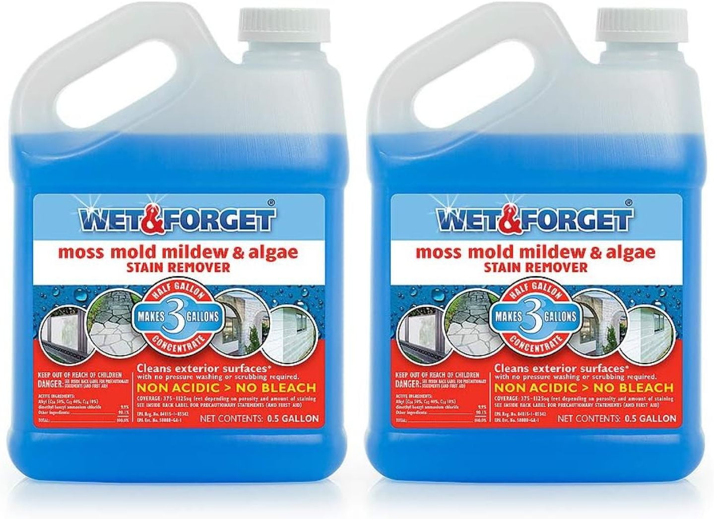 Wet & Forget Moss, Mold, Mildew, & Algae Stain Remover Multi-Surface ...