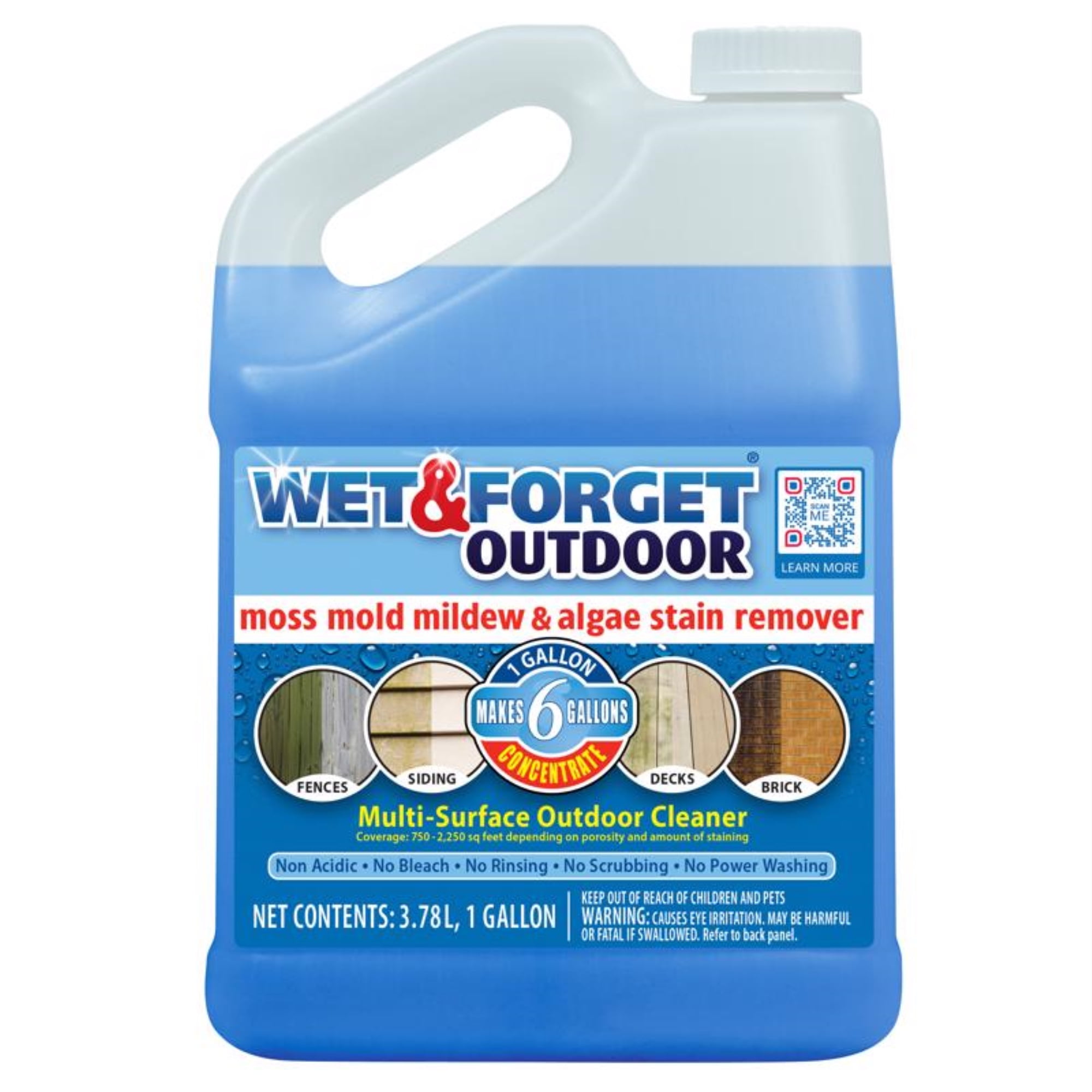 Wet & Forget Outdoor Moss, Mold, Mildew, and Algae Stain Remover ...