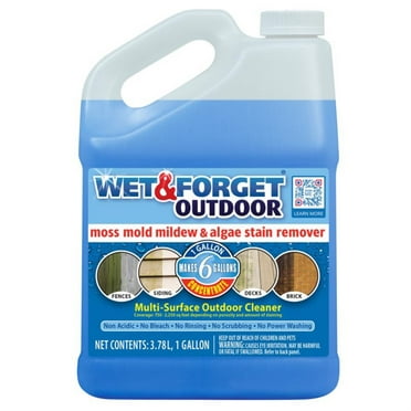 Spray & Forget Roof Cleaner, 1 gal Liquid, Eco-friendly Mold Remover ...