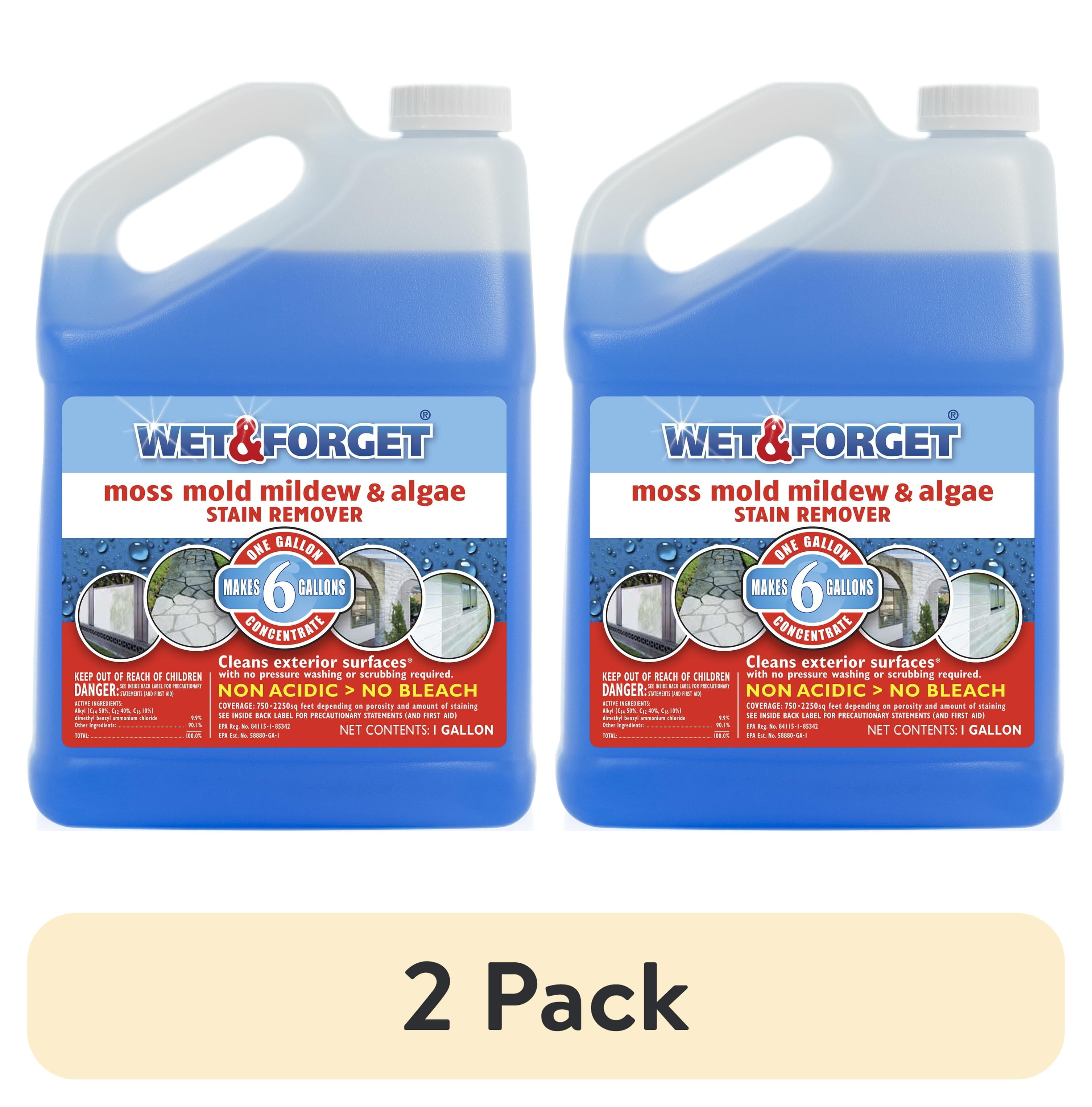 (2 pack) Wet & Forget Outdoor Liquid Surface Cleaner & Stain Remover ...