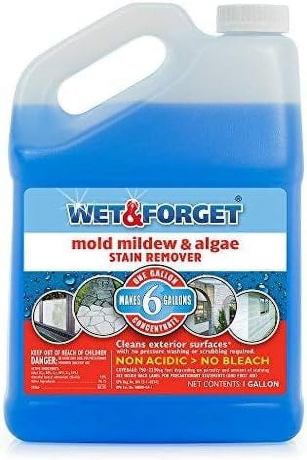 Wet & Forget No Scrub Outdoor Cleaner For Easy Removal Of Mold, Mildew ...