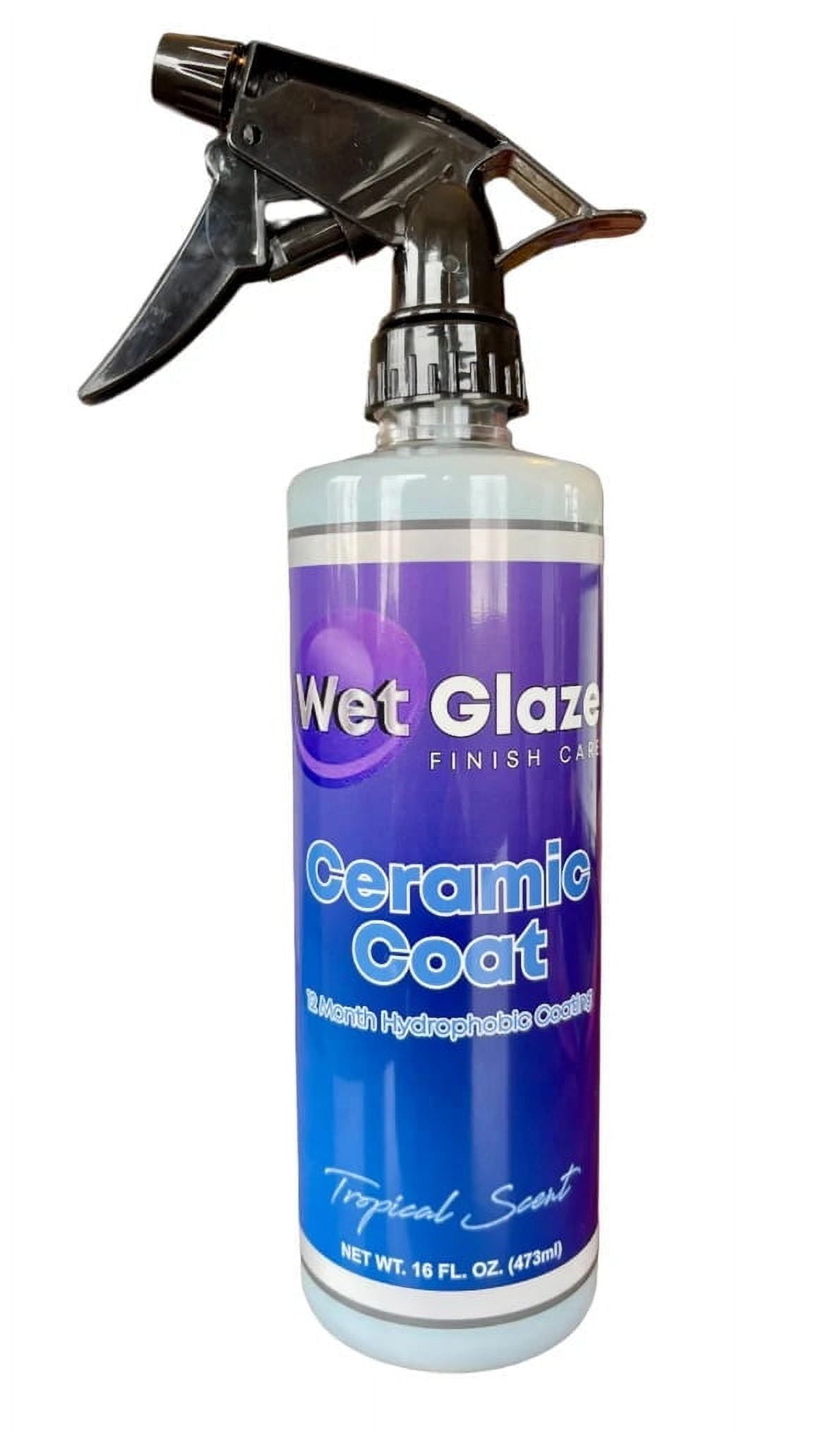 Wet Glaze Ceramic Coat - SIO2 Spray Sealant for Auto, Motorcycle ...