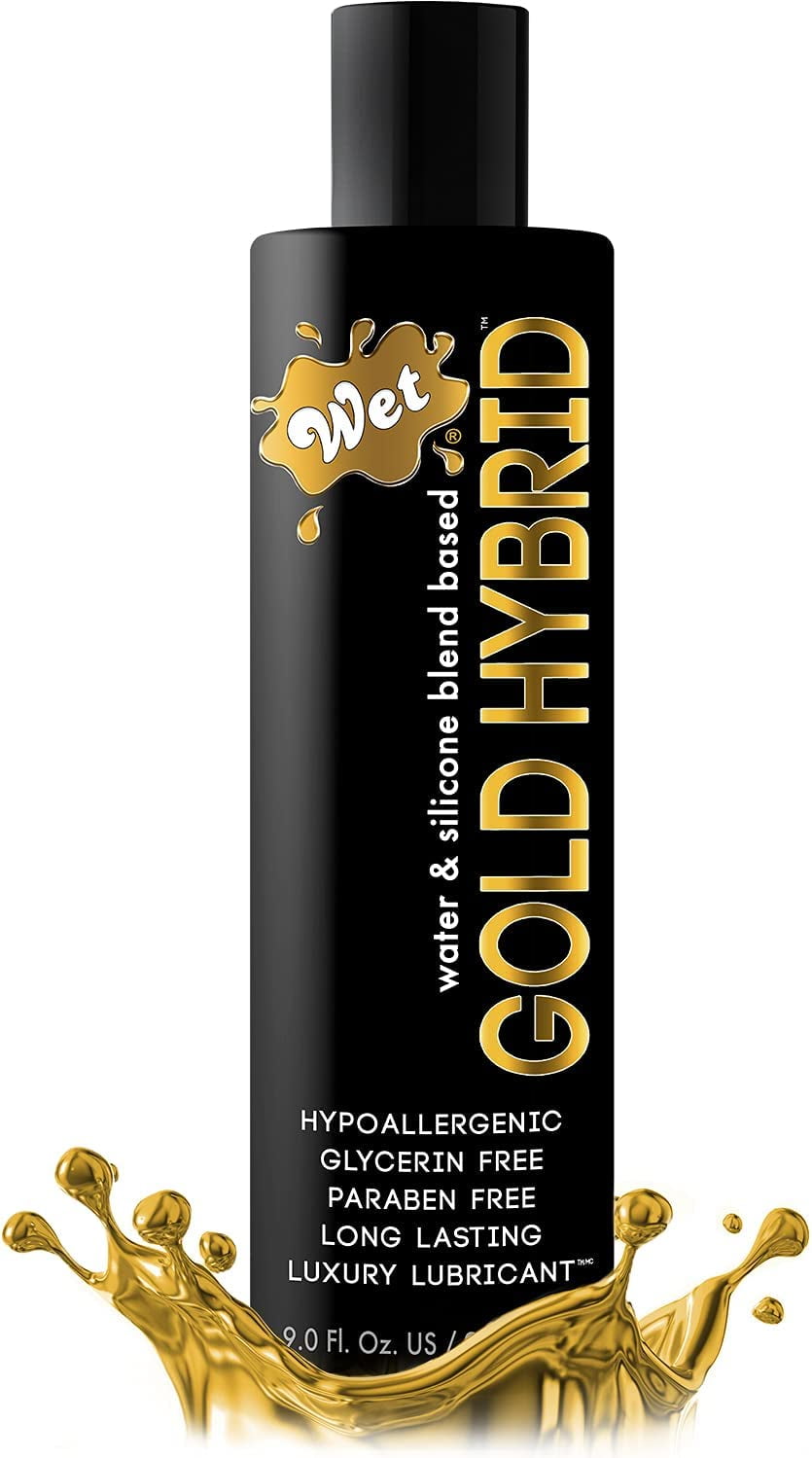 Wet Gold Hybrid Lube, 9.0 Fl Oz, Blended Personal Lubricant - Walmart.com