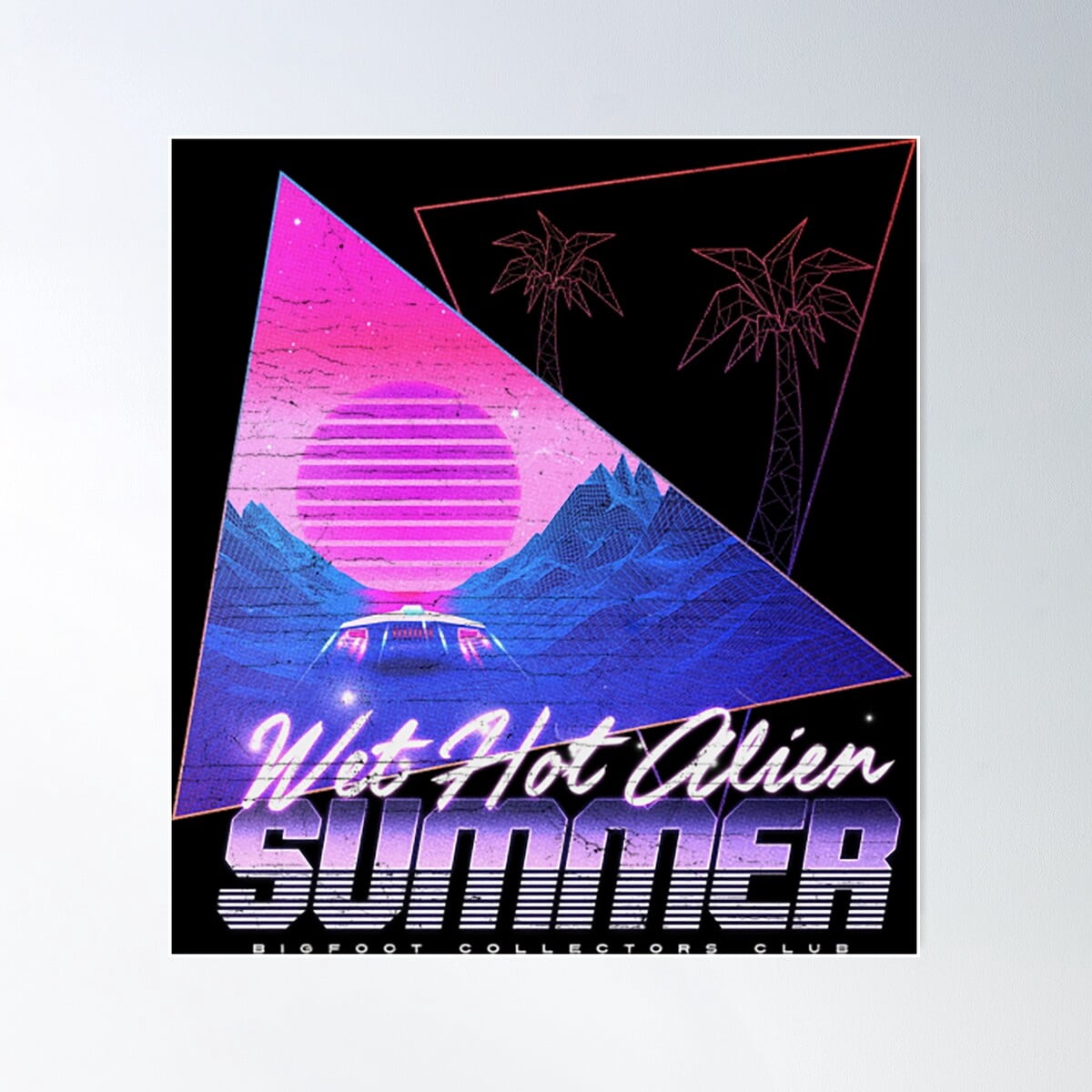 Wet Hot Alien Summer Poster Wall Art, Modern Wall Decor For Living Room ...
