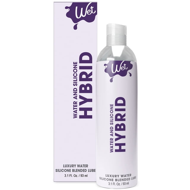 Wet Hybrid Silicone & Water Blend Based Lube, Extra Long-Lasting ...