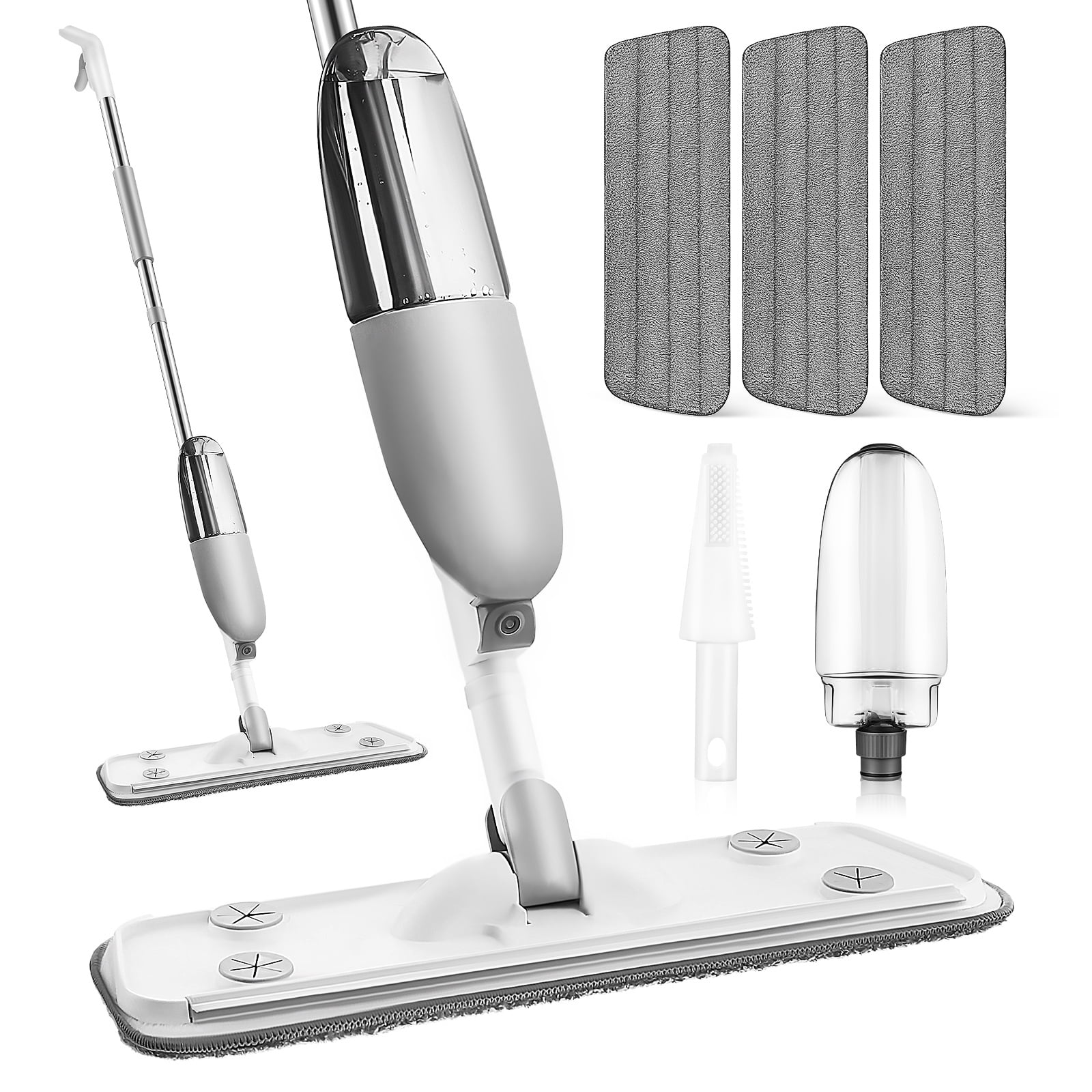 Wet Mop Mops for Cleaning Floors Rotating Steam Cleaner Spray - Walmart.com