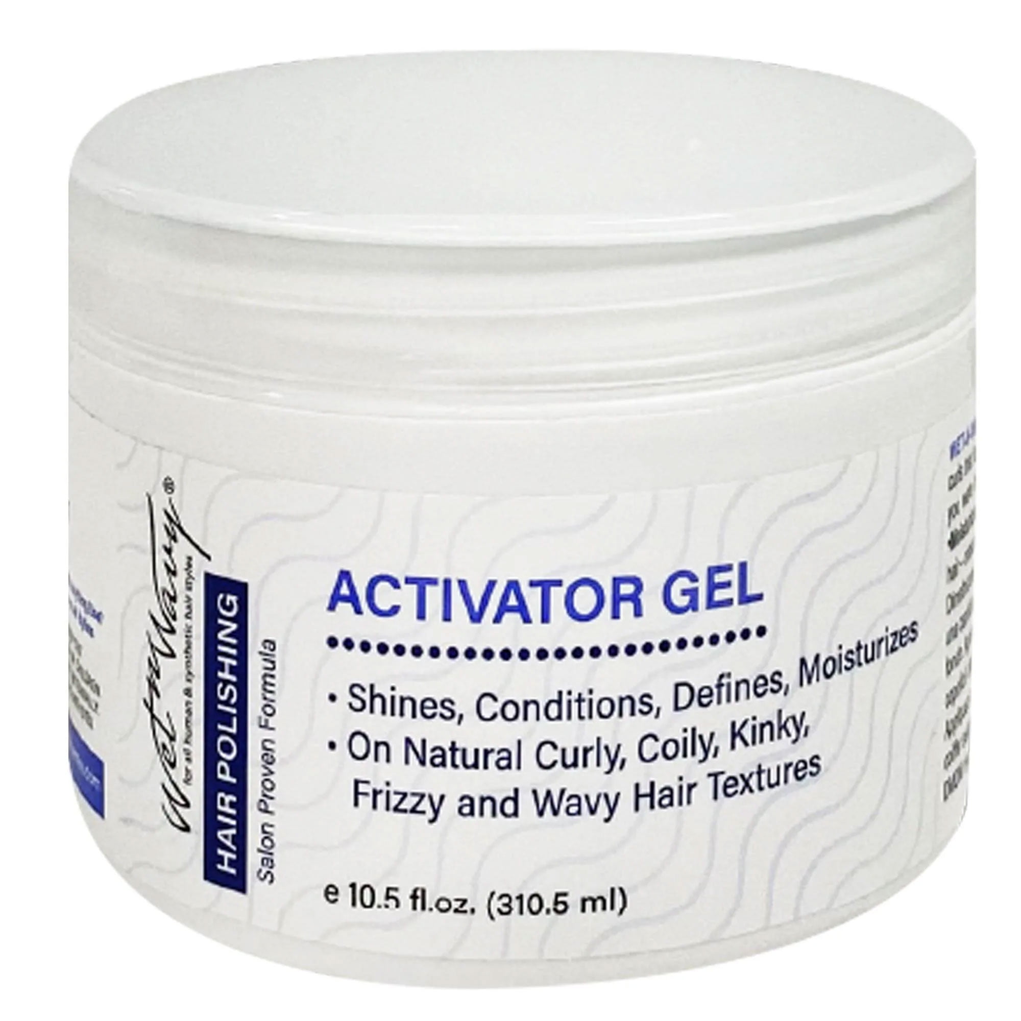 Wet-N-Wavy Activator Gel Hair Polishing, 10.5 Oz., Pack of 2 - Walmart.com