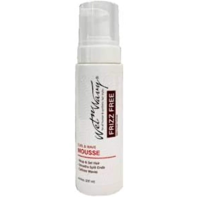 Wet N Wavy Frizz Free Curl Wave Mousse - 8 oz - Walmart Business Supplies