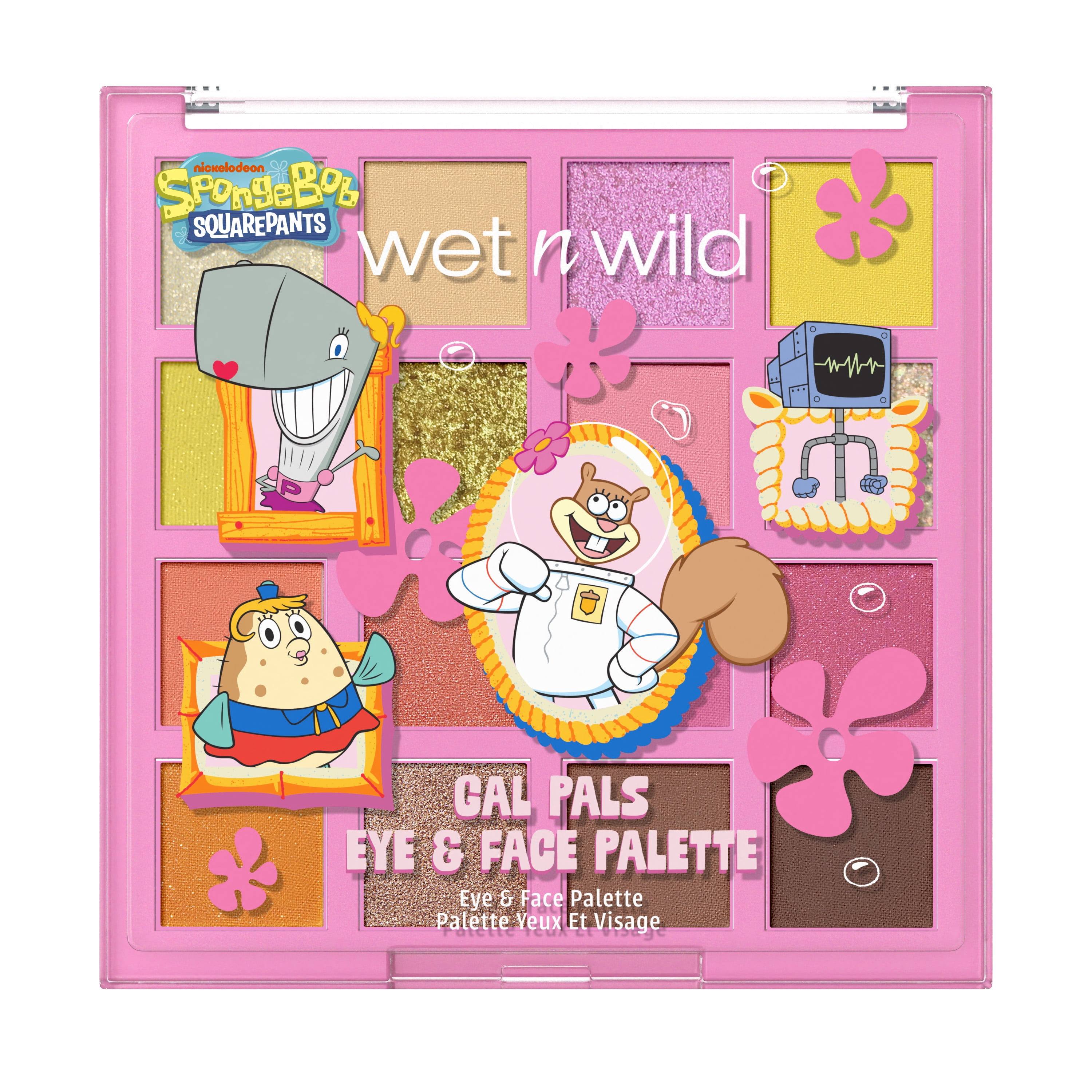 Wet N Wild SpongeBob Eye and Face Makeup Palette - Gal Pals - Walmart.com