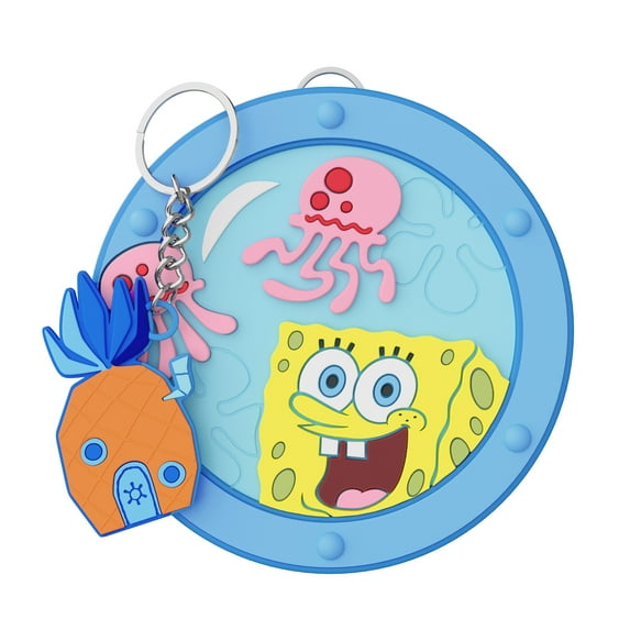 Wet N Wild SpongeBob Face Mirror and Keychain Set - Always Looking Up ...