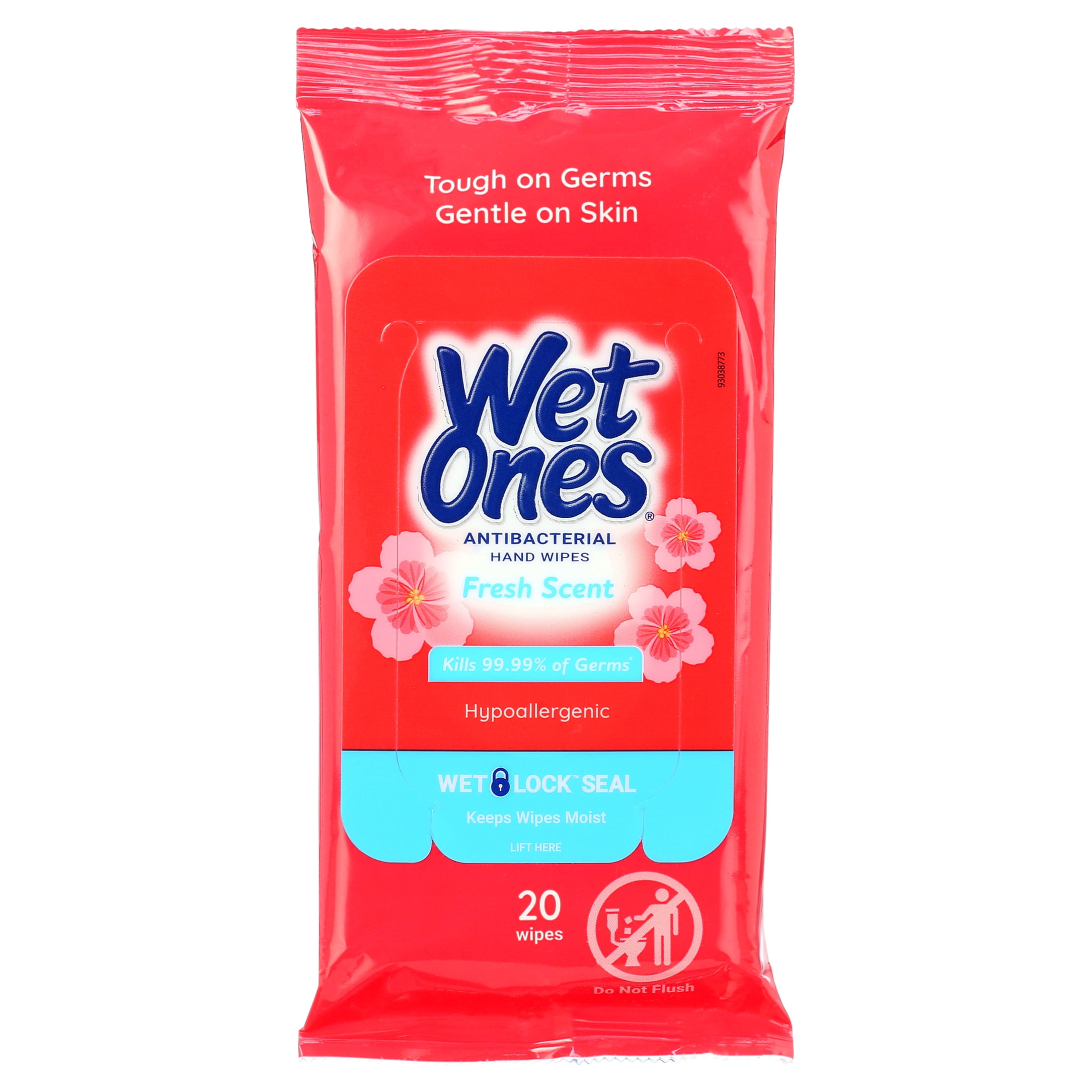 Wet Ones Antibacterial Hand Wipes Case, Fresh Scent | 20 ct. Travel ...