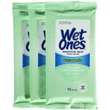 Wet Ones Moist Towelette For Sensitive Skin, Travel Pack, 15-Count ...