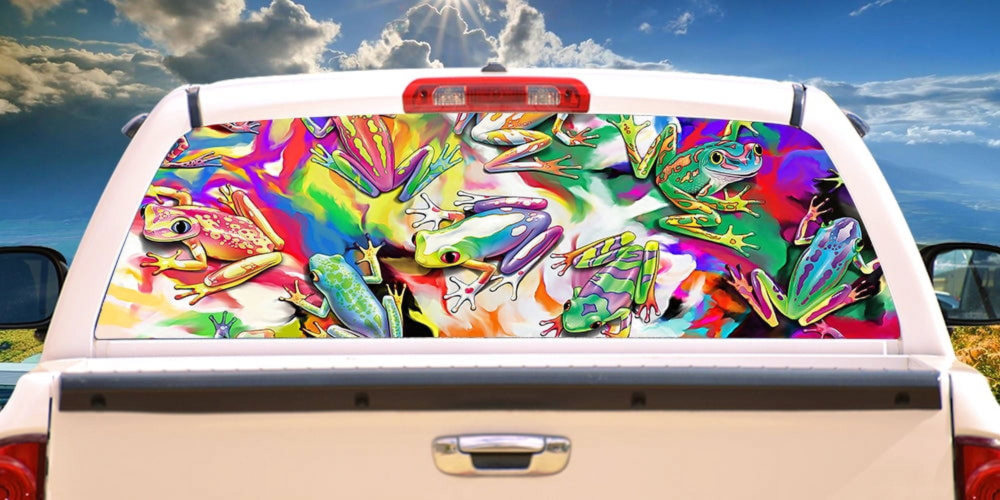 Wet Paint Rear Window Graphic | HD Truck & Car Back Window Graphic ...