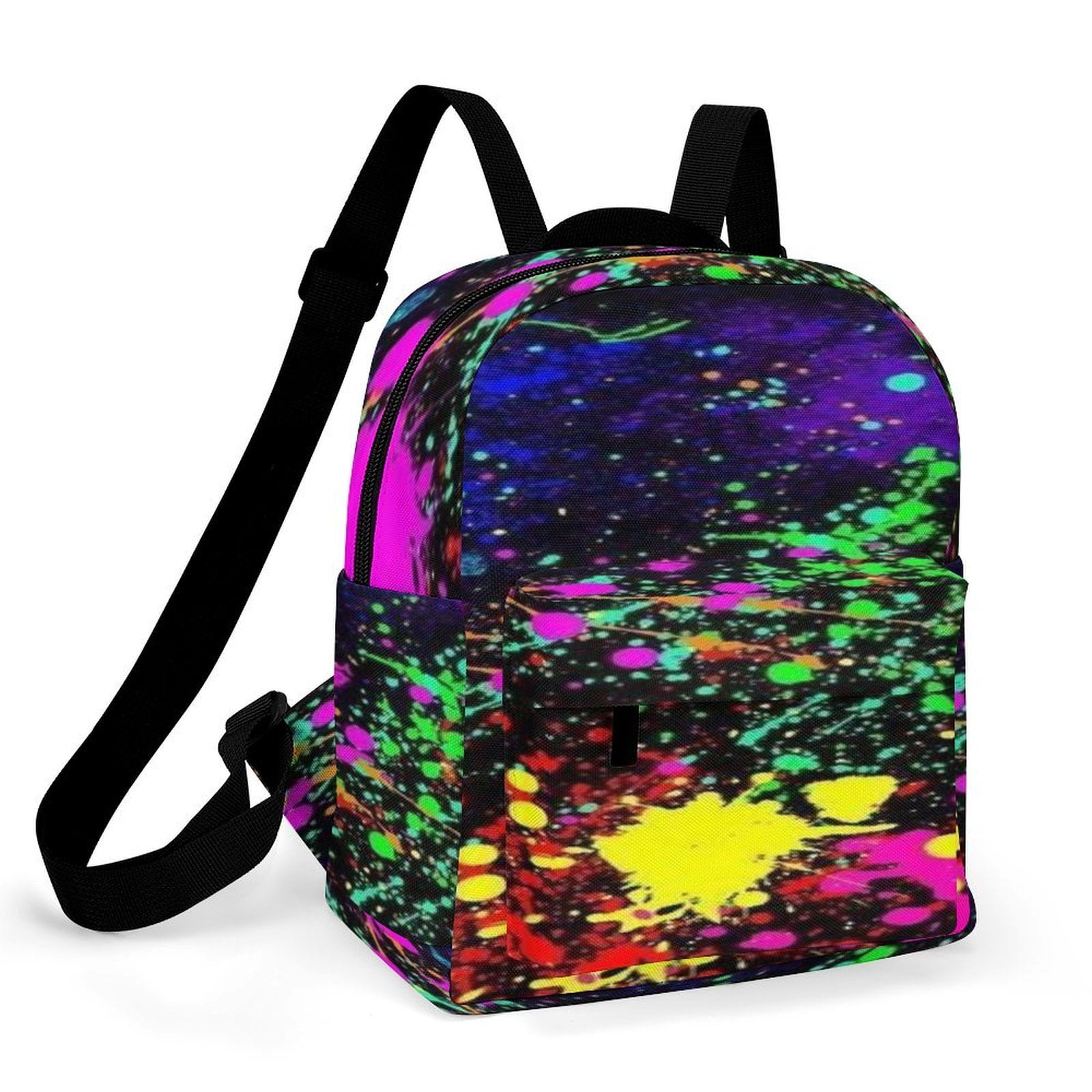 Wet Paint Retro Color Splash Small Backpack Cute Mini Backpacks For ...