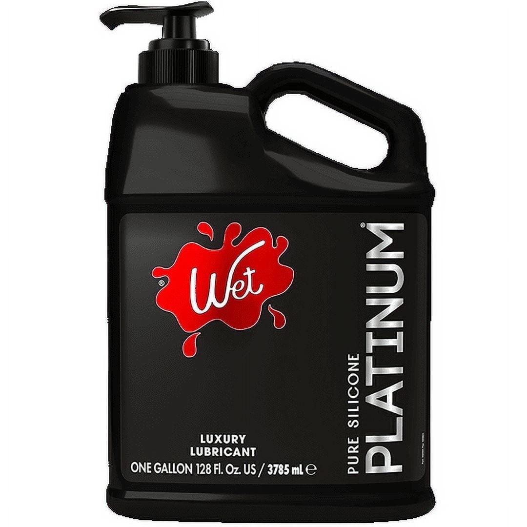Wet Platinum 1 Gallon Ultra Long Lasting Silicone-Based Pure Water ...