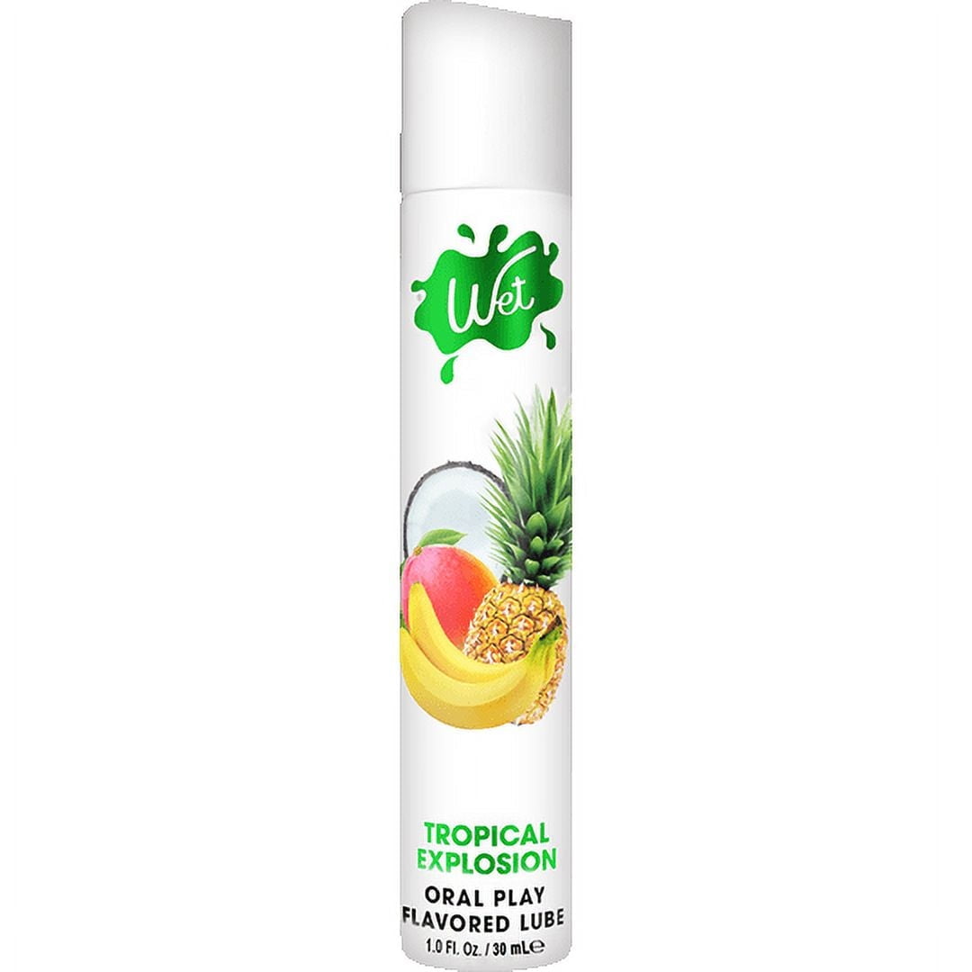 Wet Tropical Explosion Flavored Lube, Paraben-Free, Water-Based, Travel ...