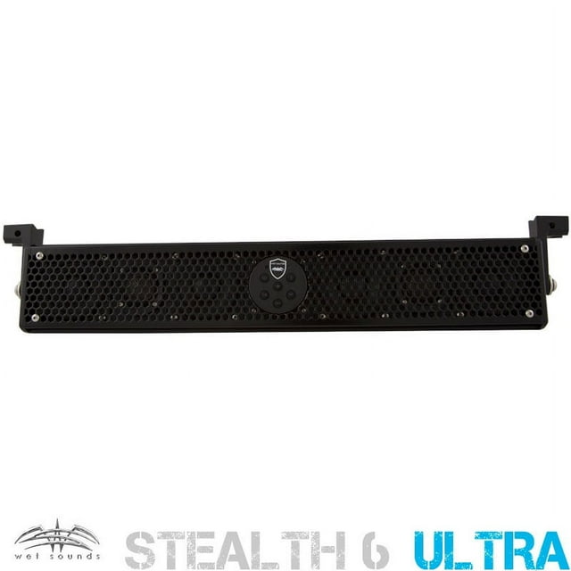 Wet Sounds Stealth 6 Ultra HD Amplified Soundbar with Remote - Black ...