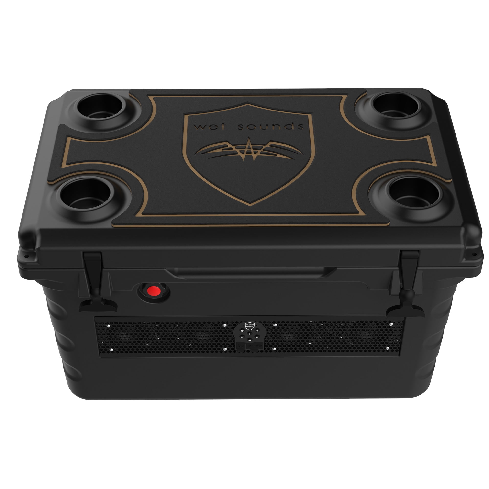 Wet Sounds Stealth SHIVR-55-BLK Black High Output Audio Cooler Speaker ...