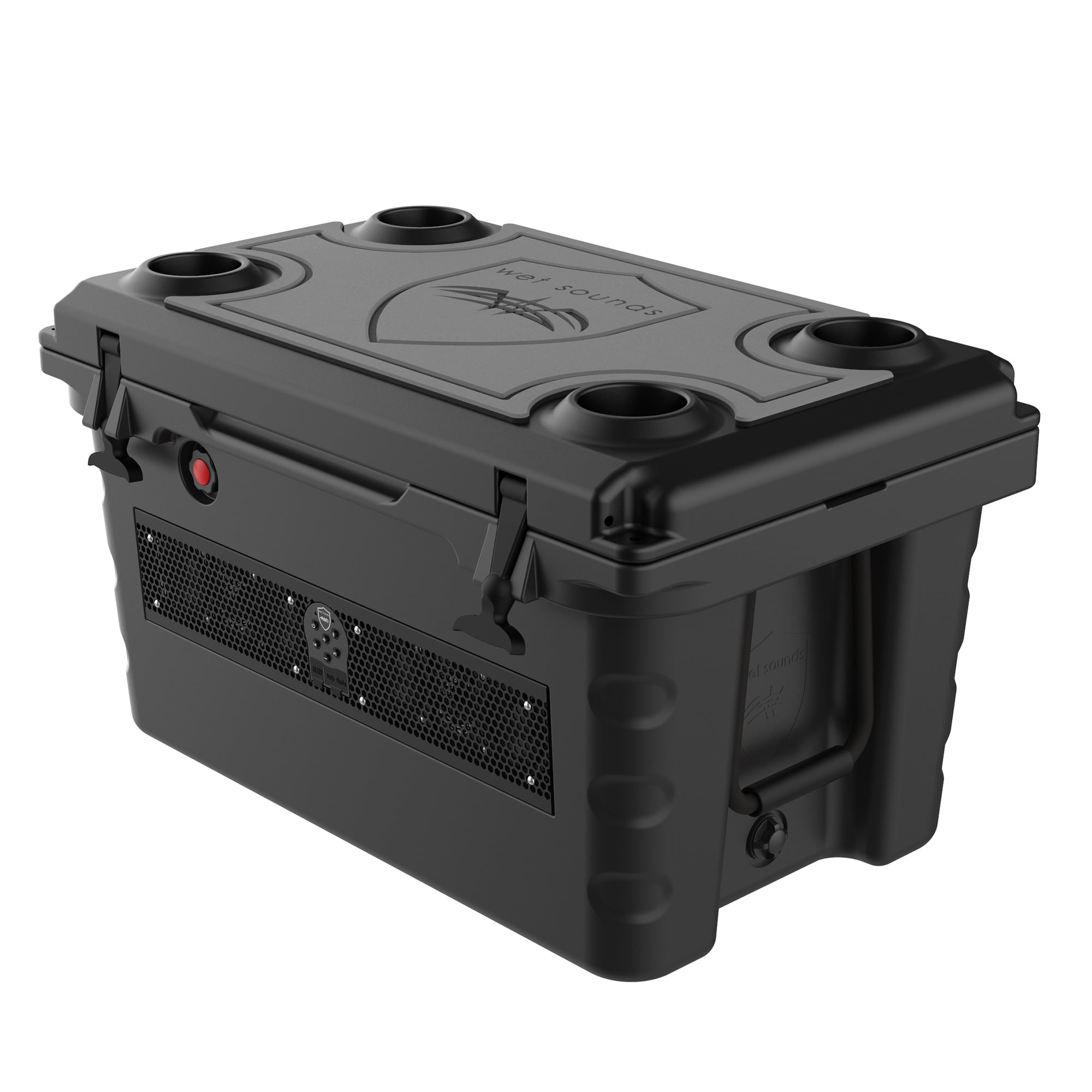 Wet Sounds Stealth SHIVR-55-BLK Black High Output Audio Cooler Speaker ...